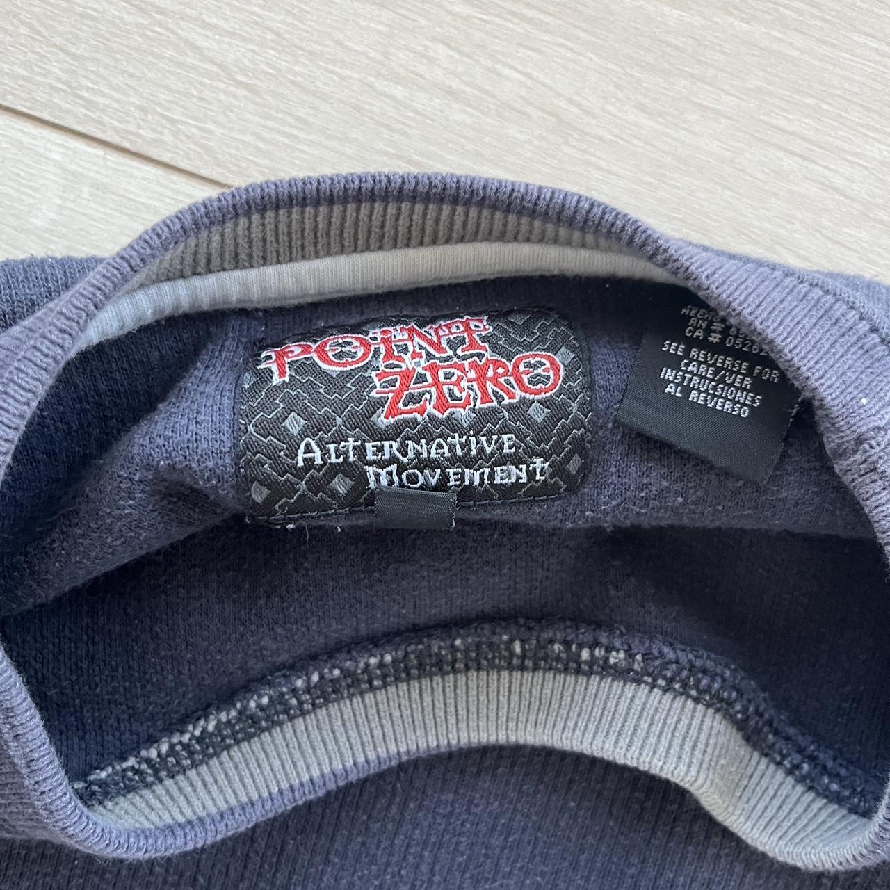 Men’s point zero navy crewneck - Depop