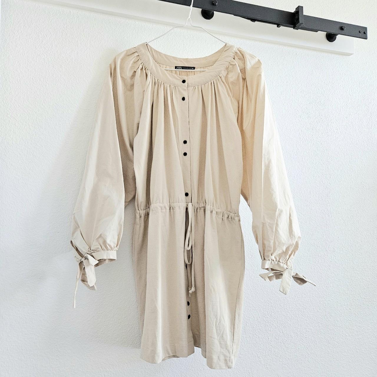 Cute and comfy cream dress perfect for casual wear!... | Depop