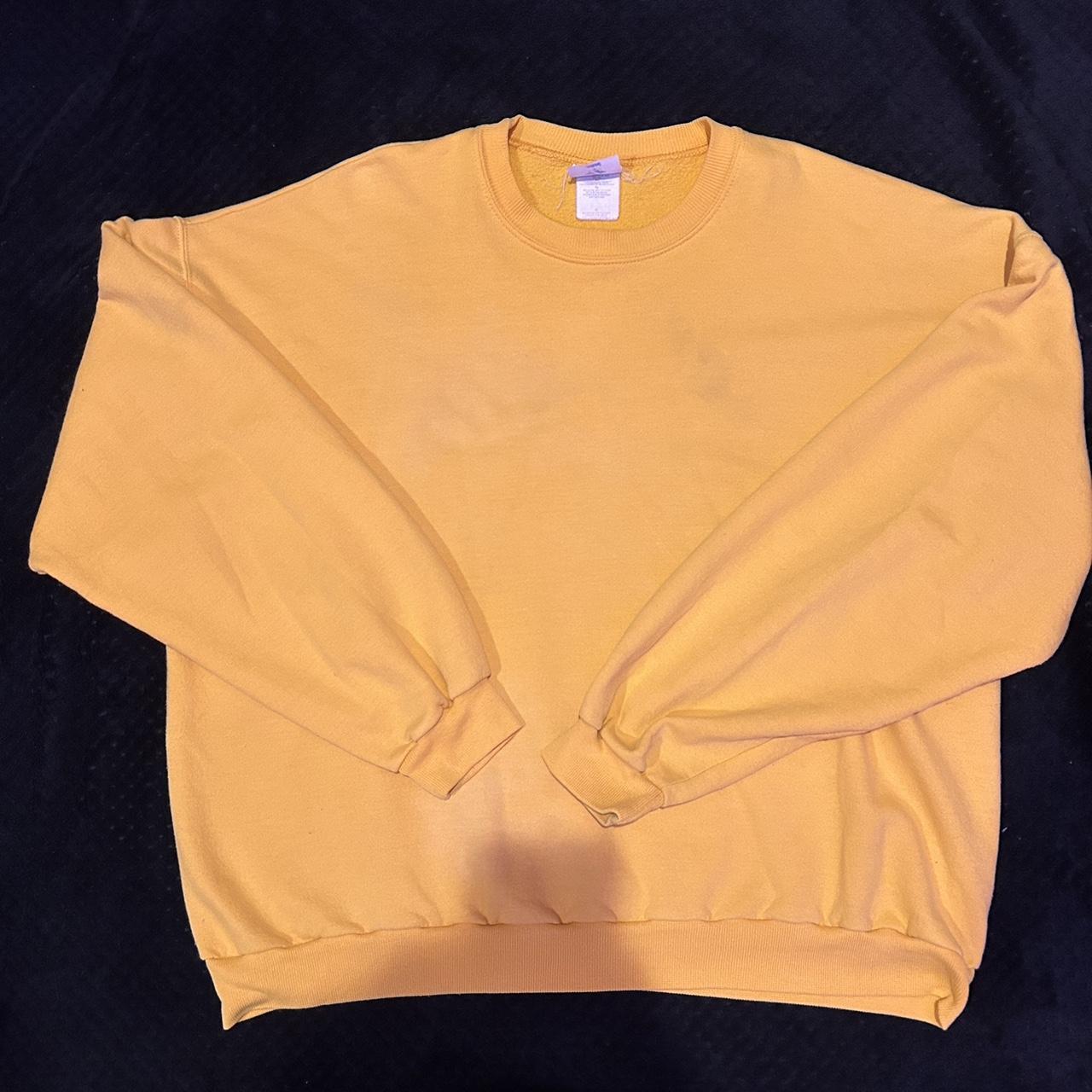 Simple Yellow Crew Neck - Depop