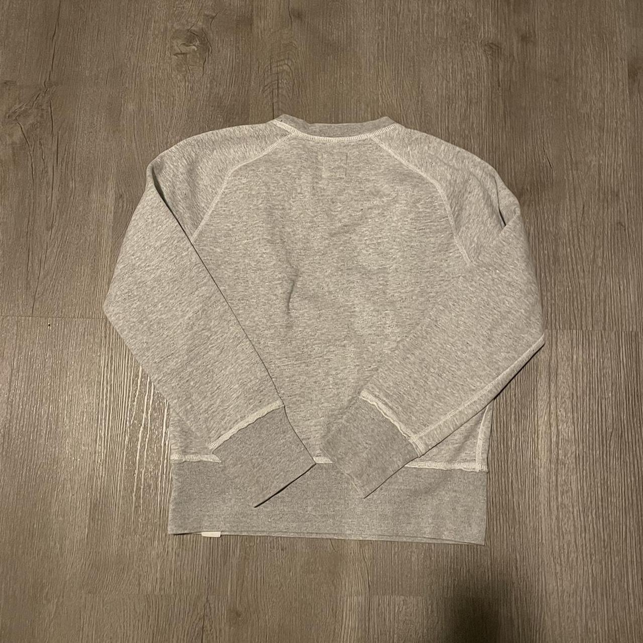 vintage grey crewneck mint condition waist... - Depop