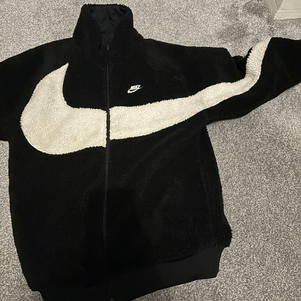 Nike reversible boa fleece jacket Excellent... - Depop