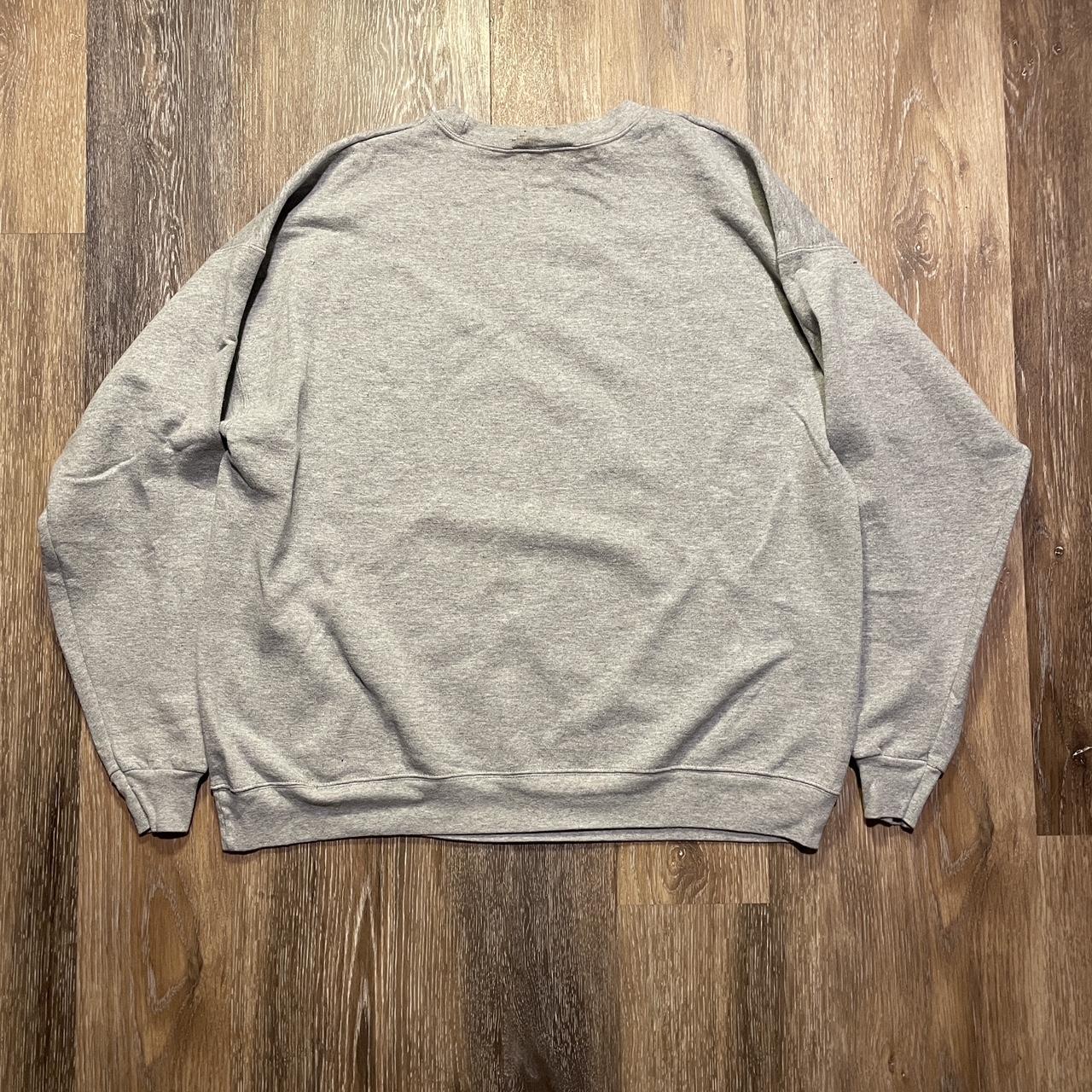Disney Mickey Mouse grey crewneck sweatshirt Size:... | Depop