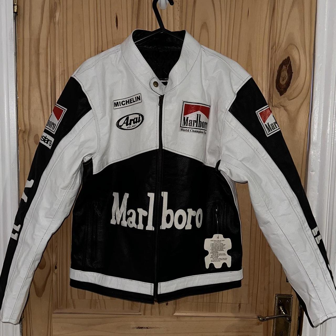 Size M - Authentic Leather jacket. This jacket is... - Depop