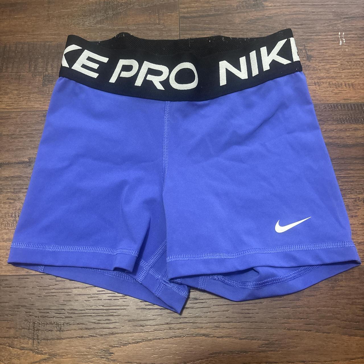 purple/blue nike pros #nike #nikepros #shorts #athletic | Depop