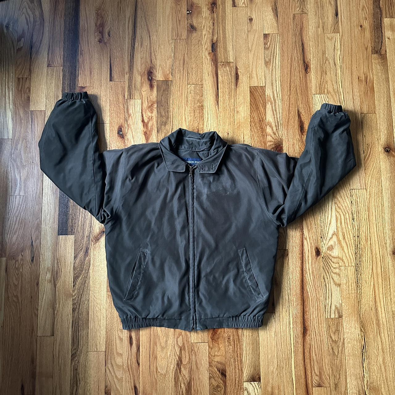 London fog green jacket size M Fits perfect little... - Depop