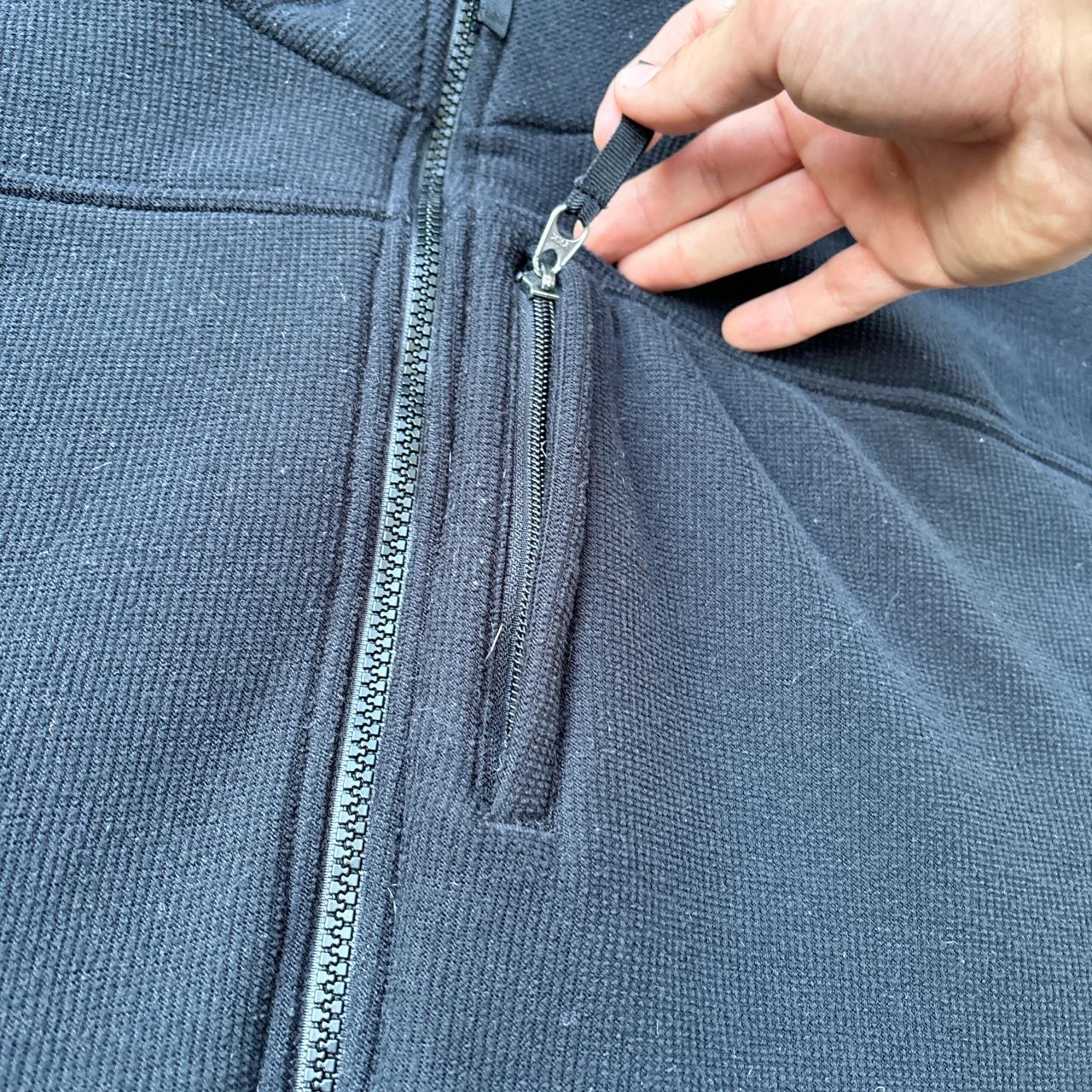 Mens J173 black heavyweight fleece like jacket Size... - Depop