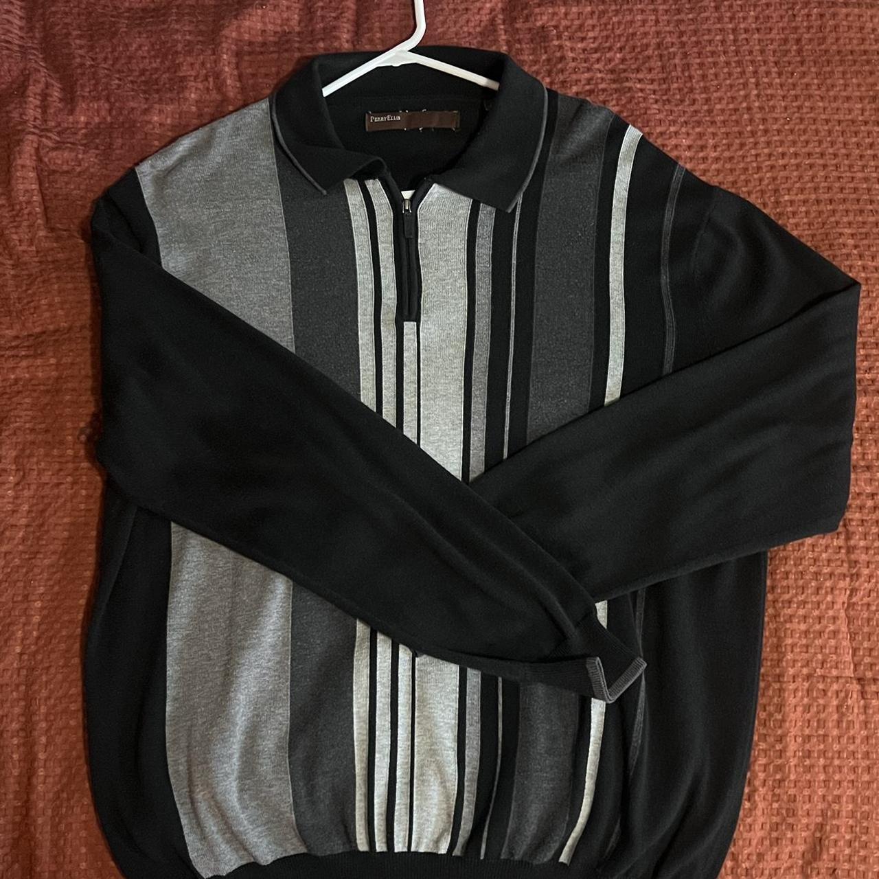 Perry Ellis lightweight polo sweater TTS - Depop