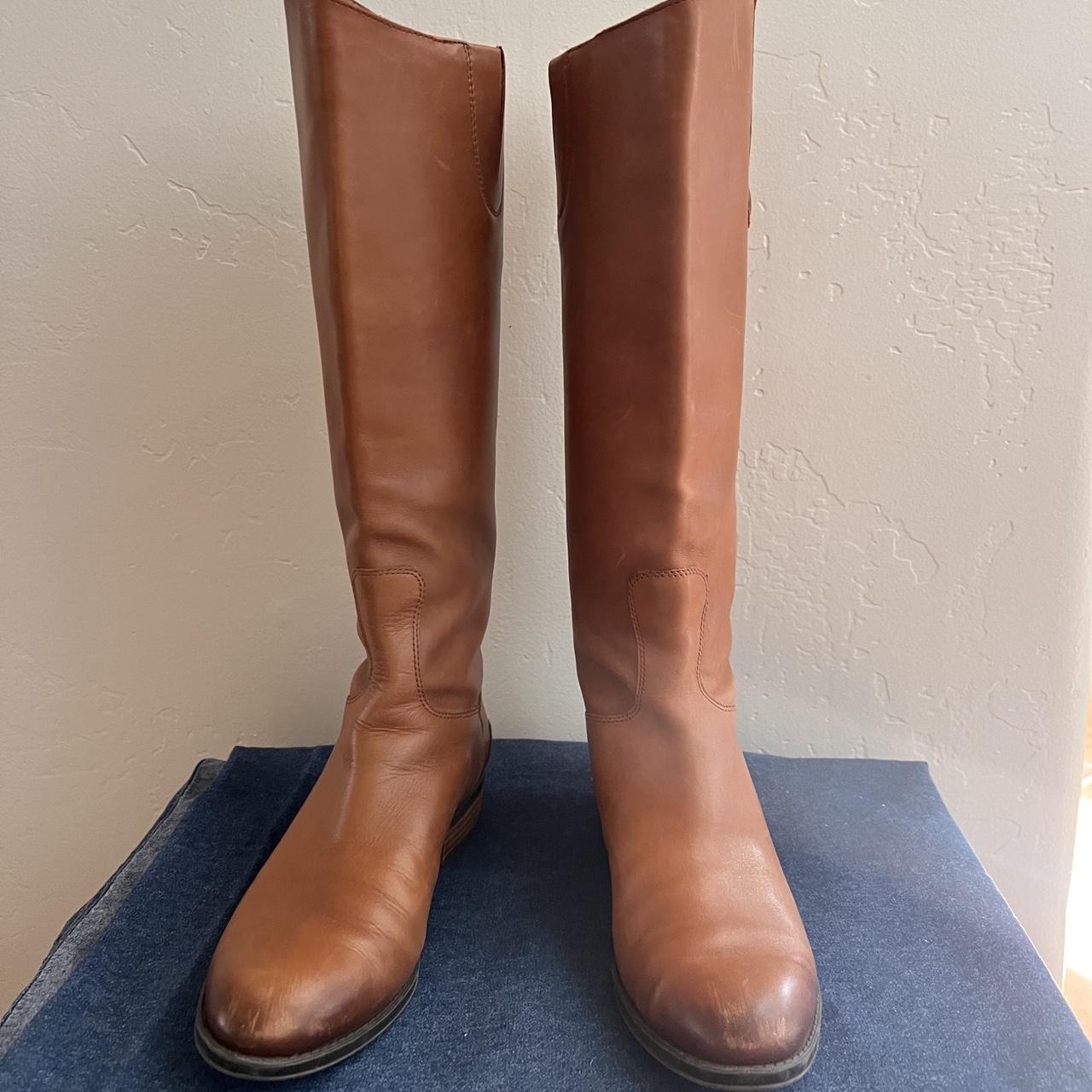 Sam Edelman Leather Penny Riding Boots Size U.S.... - Depop