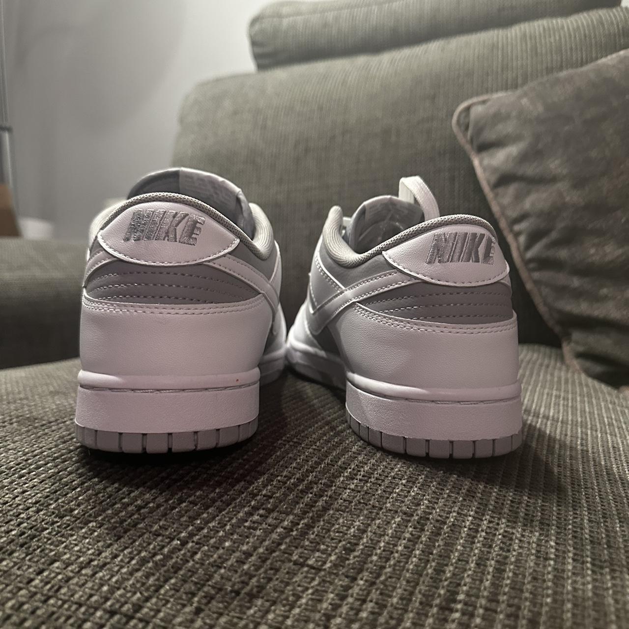Nike Dunk Low Retro White Grey UK10 - Depop