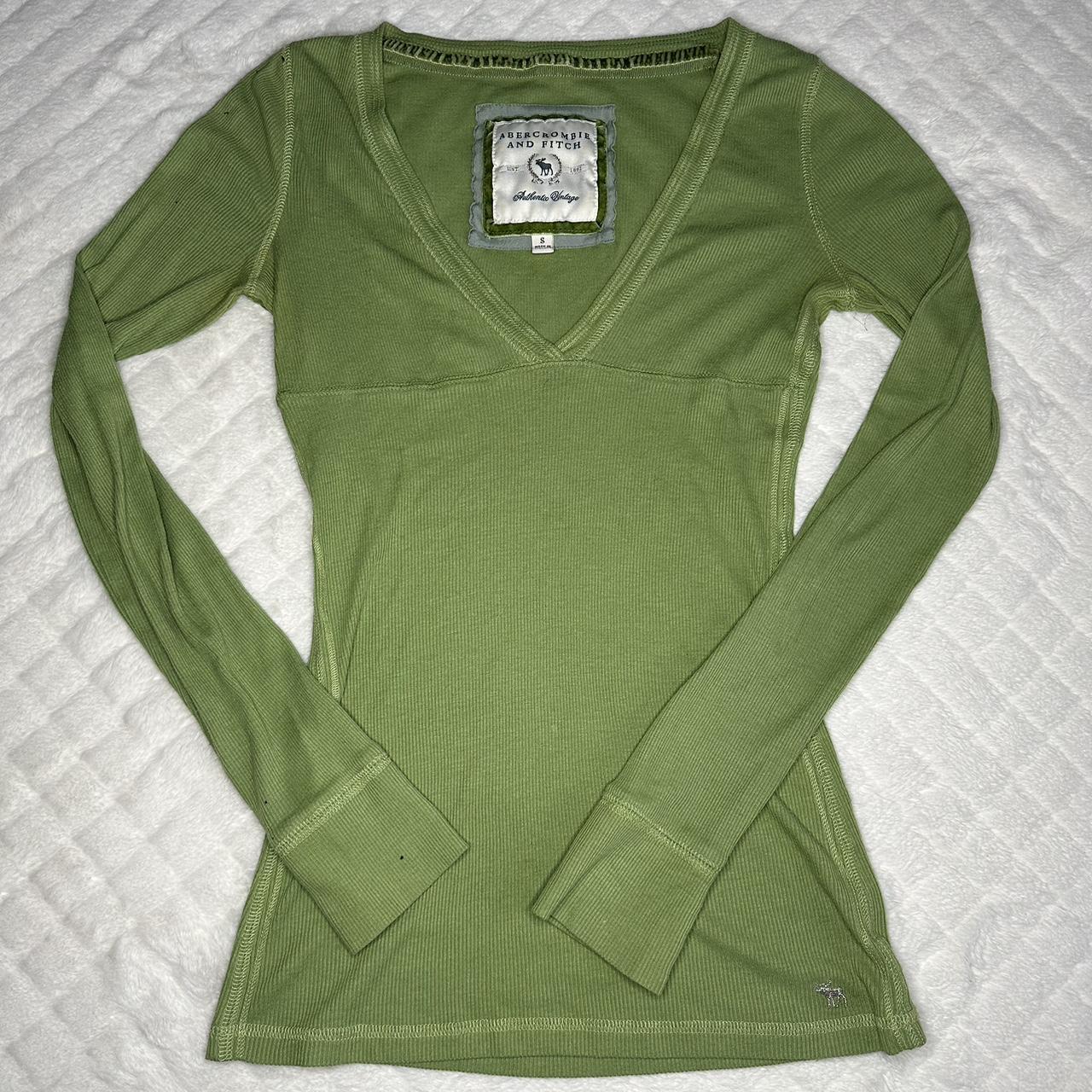 Green Abercrombie & Fitch Long... - Depop