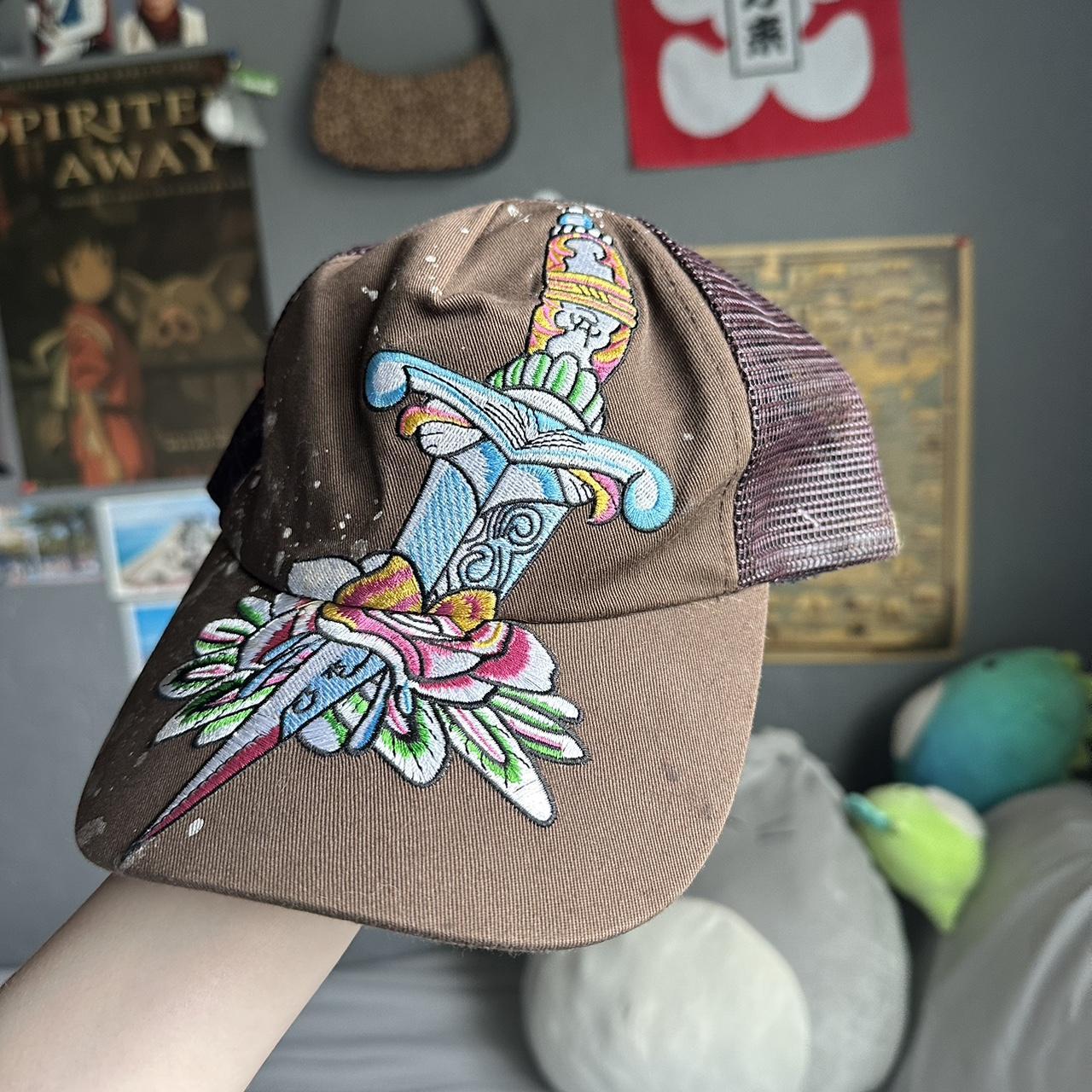 🤎 Ed Hardy Hat (christian audigier) - Depop