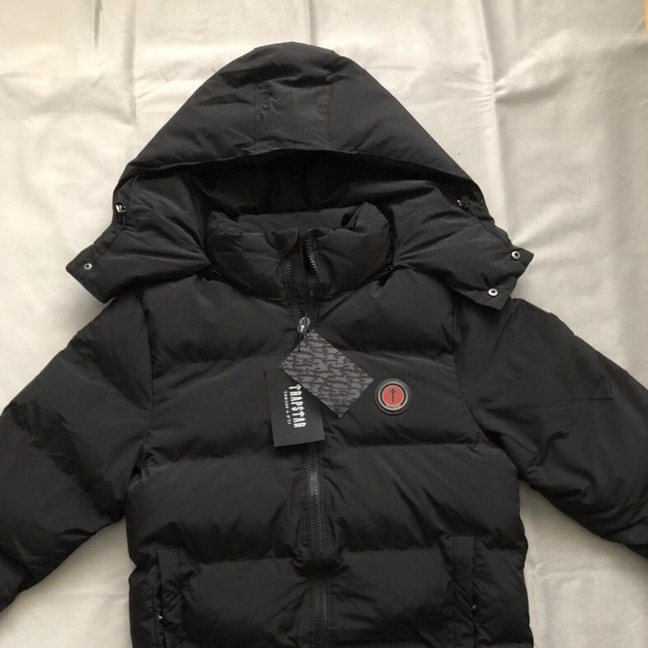 Black trapstar jacket - Depop