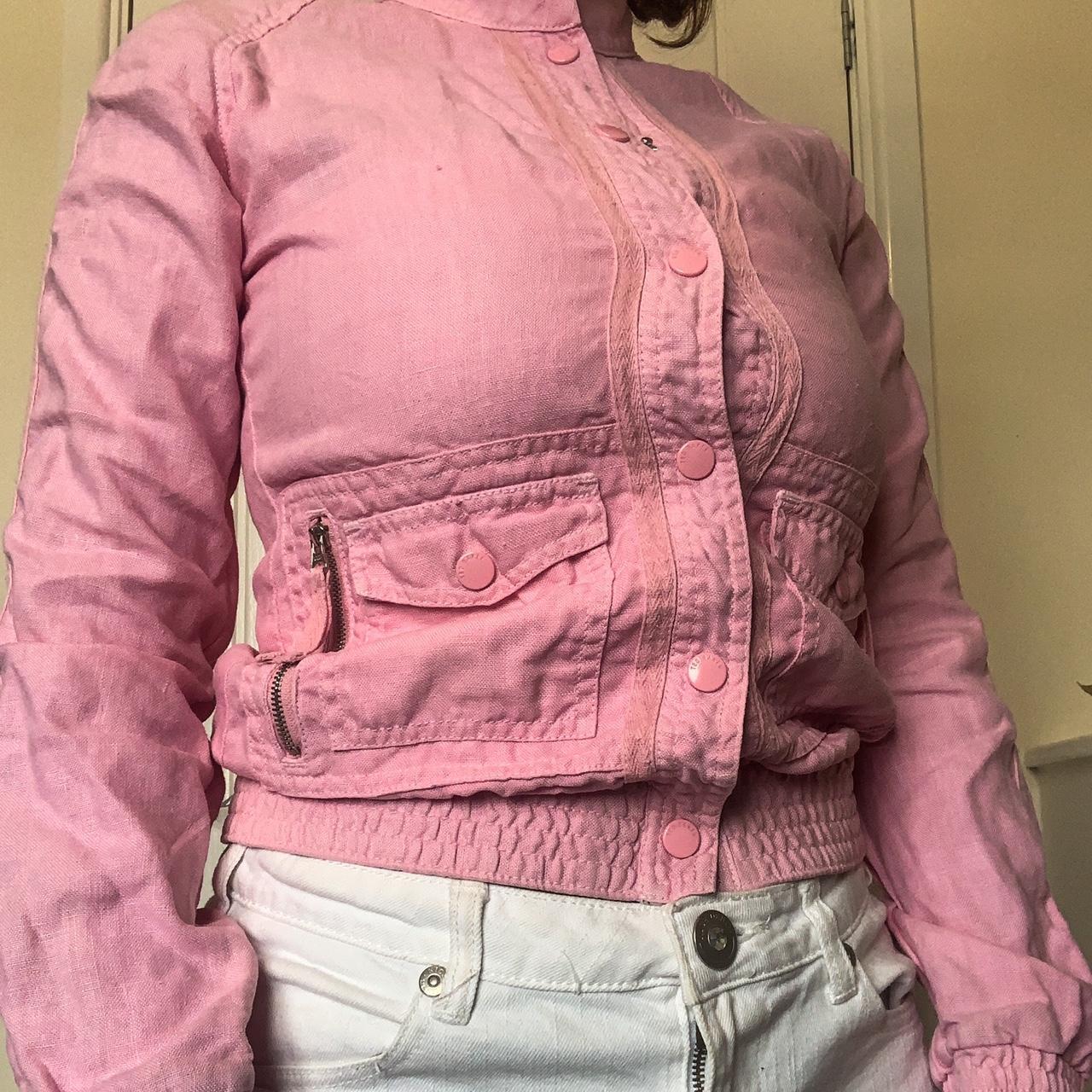 Ted Baker Pink Spring Jacket ️🔥 Y2k Pink Spring Depop