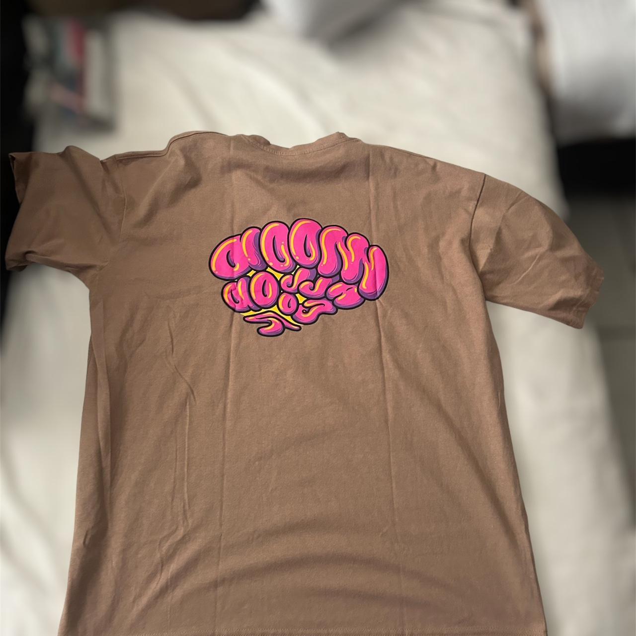 XL tan mood all good t-shirt - Depop