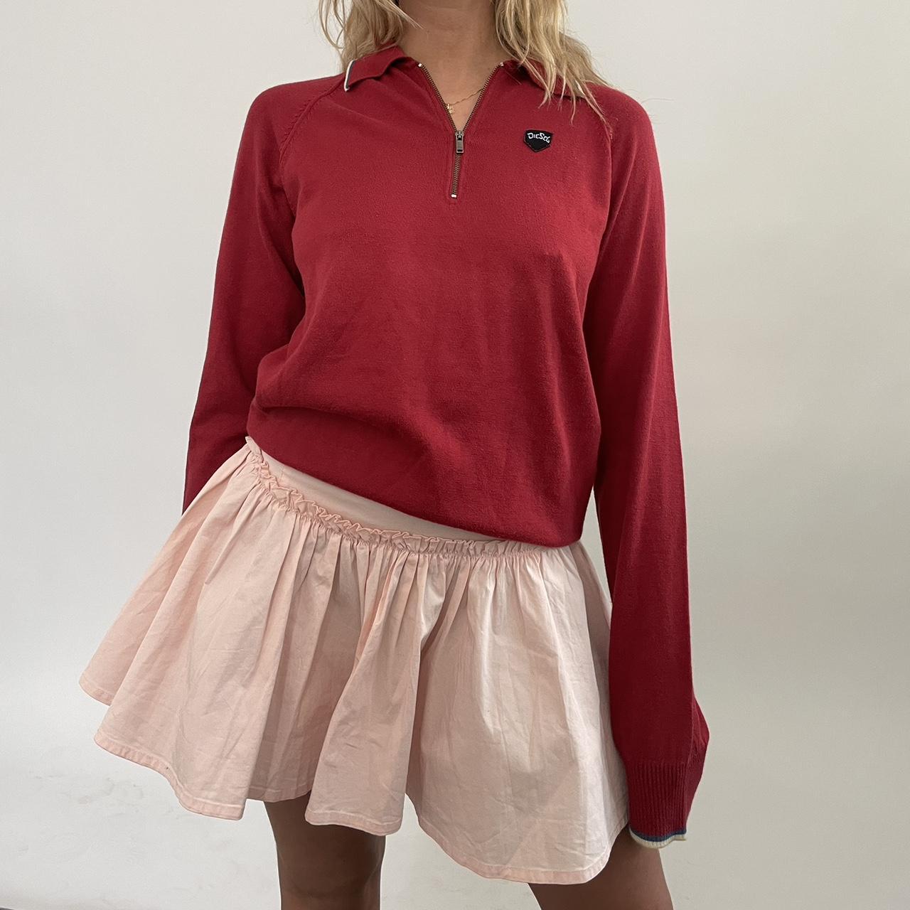 Perfect pink ruffled rara mini skirt. Ballet core !!... - Depop