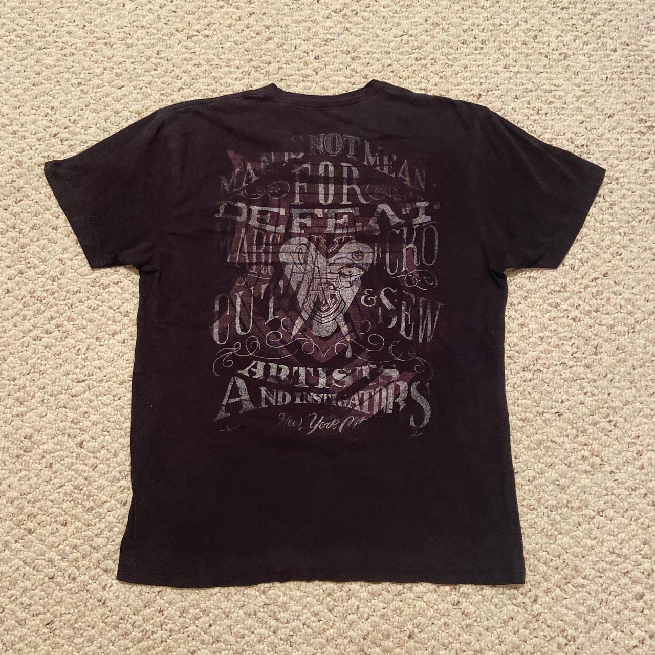 y2k marc ecko t-shirt size large pretty faded but... - Depop