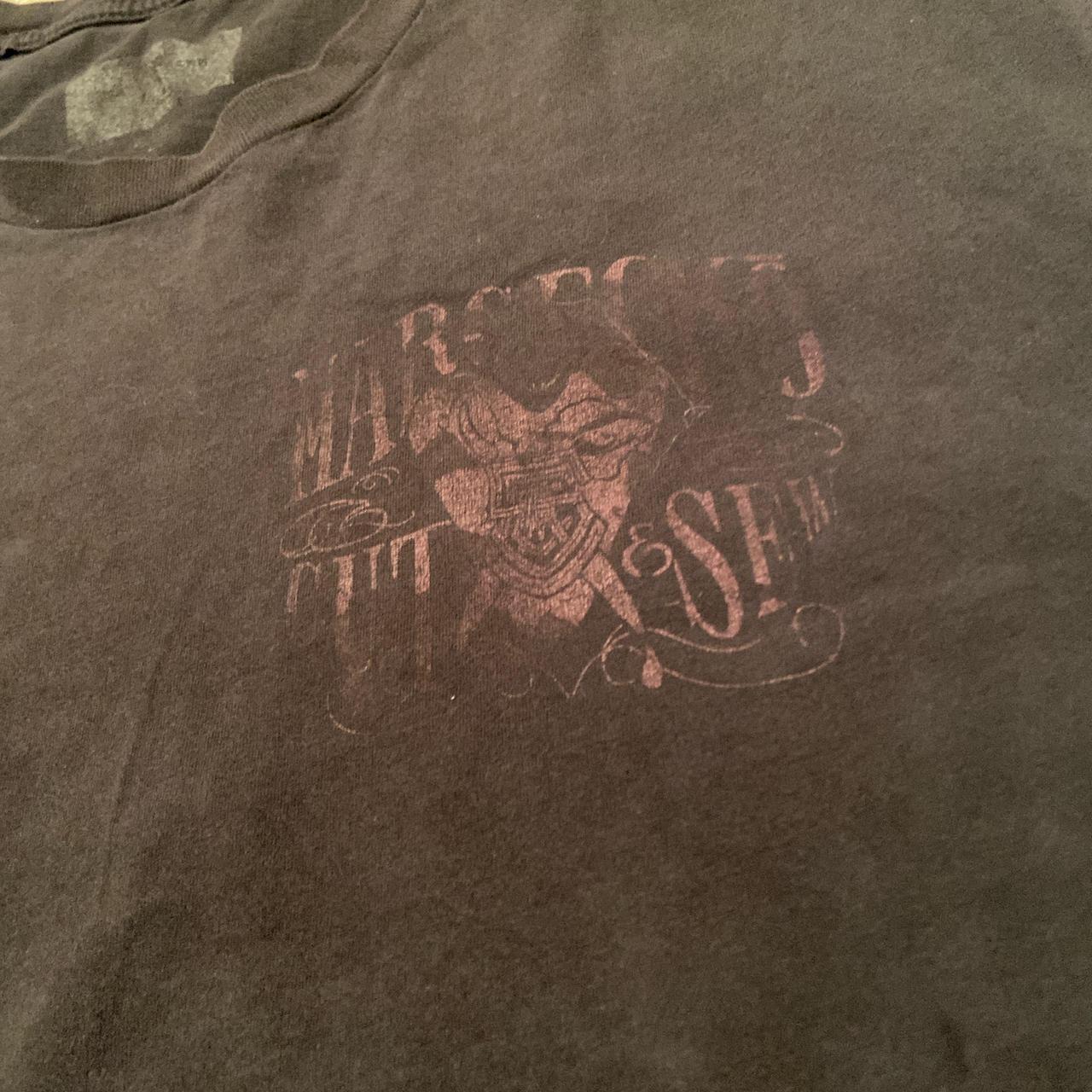 y2k marc ecko t-shirt size large pretty faded but... - Depop