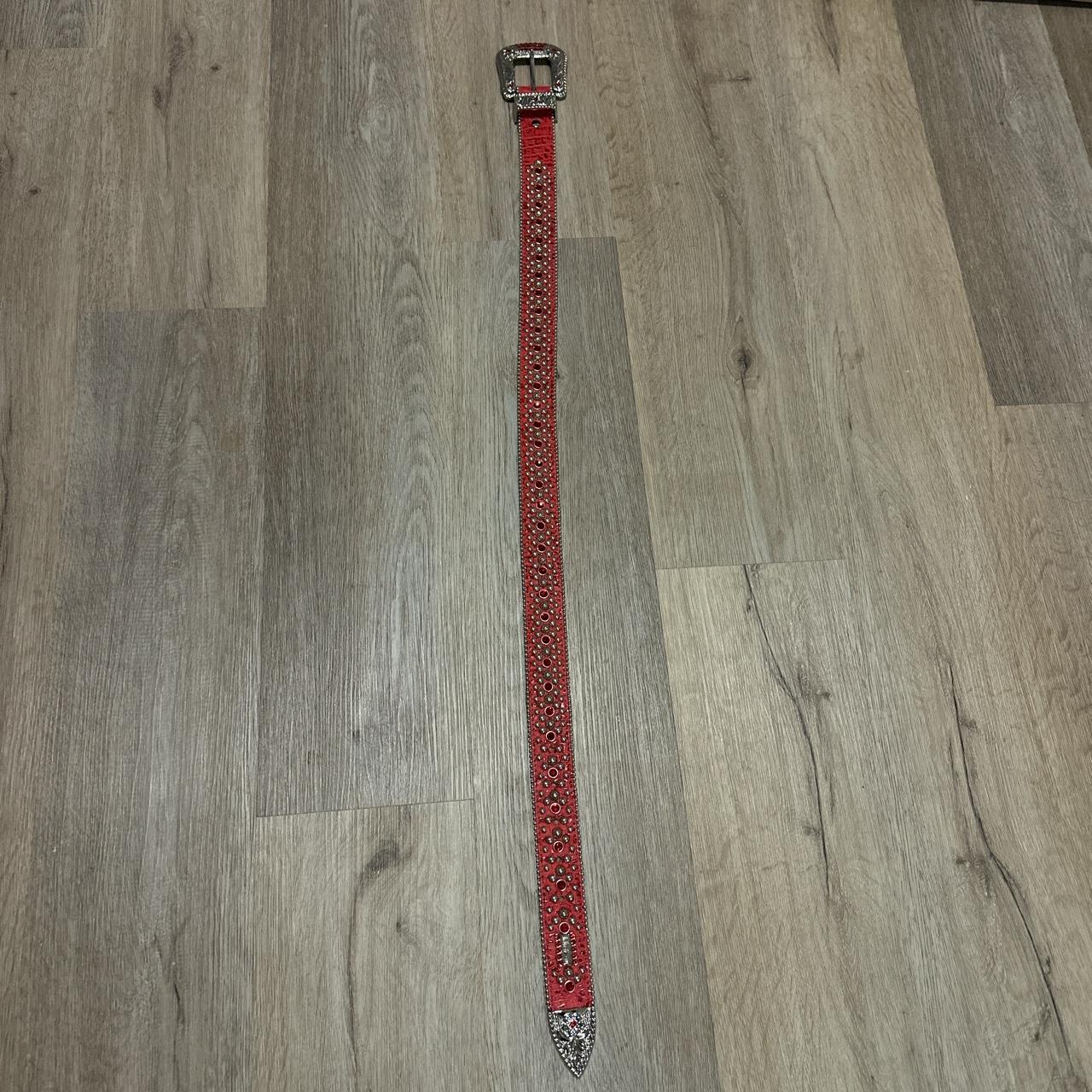 Bb Simon Red Trojan Belt Depop