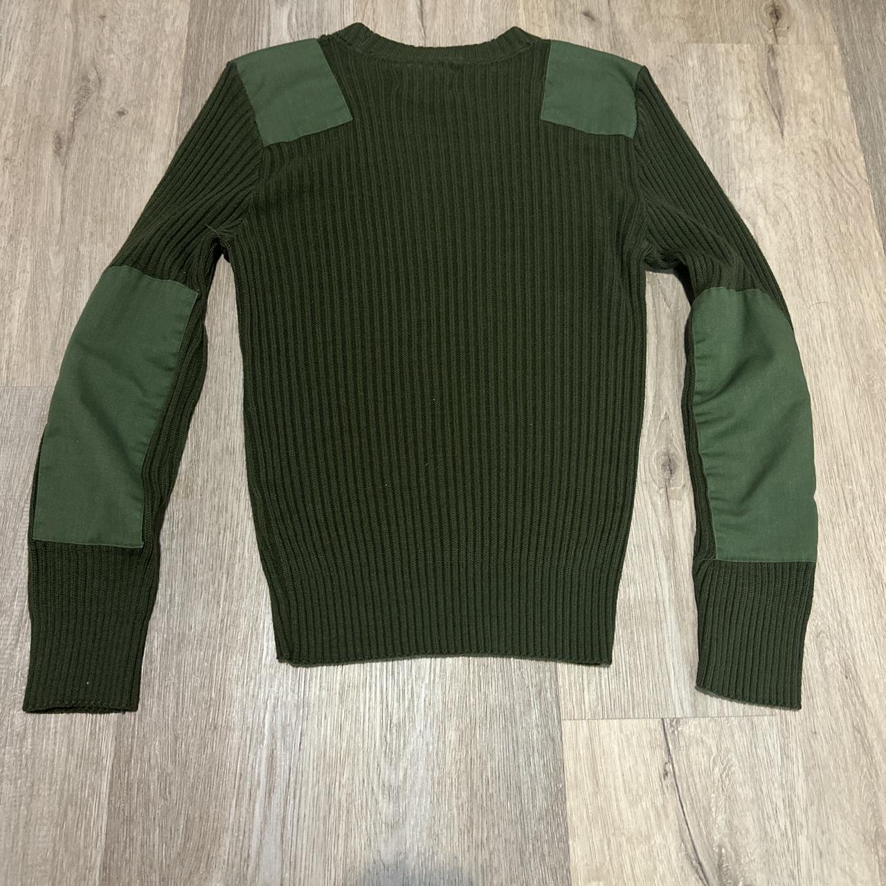 Military Green Sweater - Depop