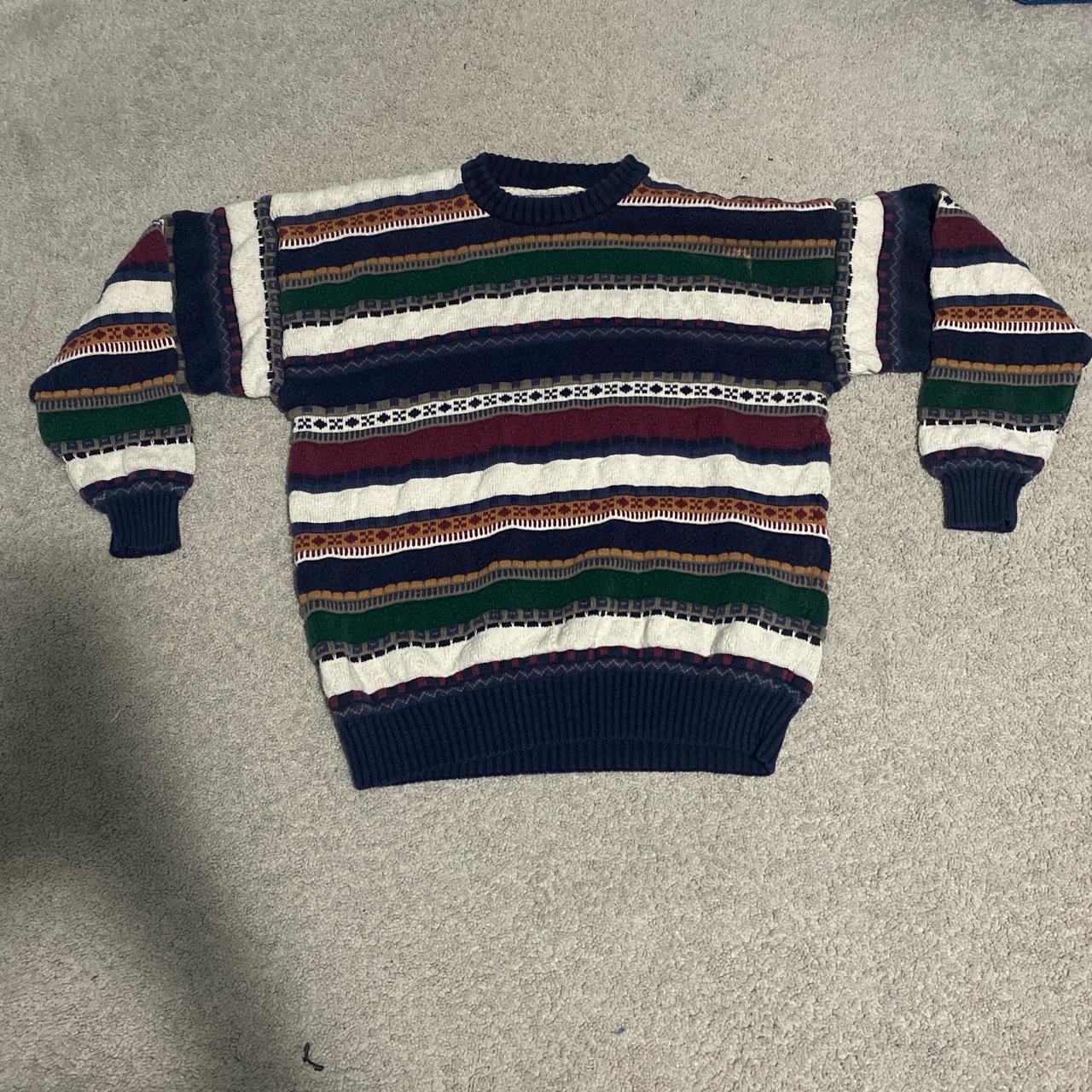 Coogi style sweater Fits like a small #coogi... - Depop
