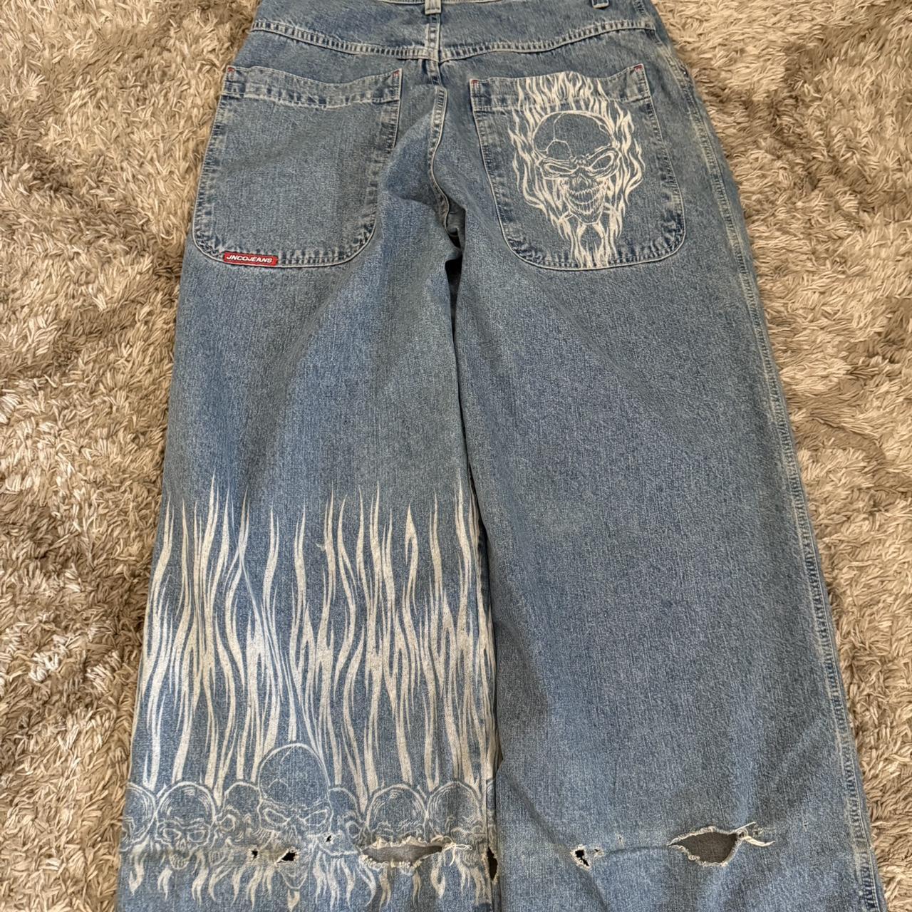 Jnco ghost riders (not for sale sz 38x32) Don't buy... | Depop