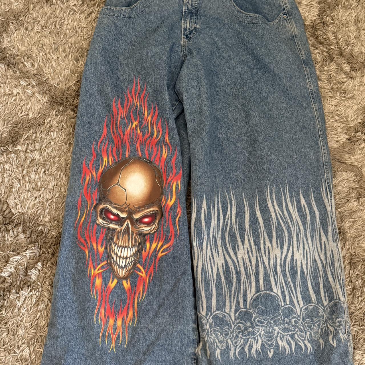 Jnco ghost riders (not for sale sz 38x32) Don't buy... | Depop