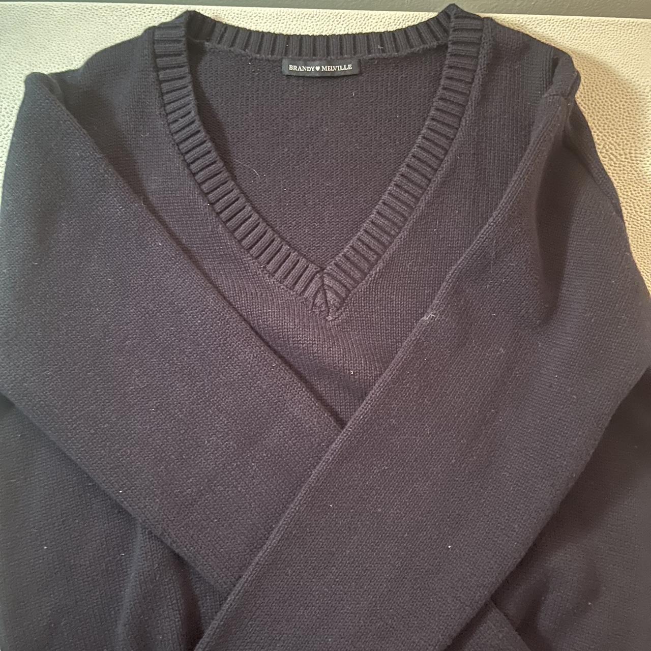 Brandy Melville V-Neck Sweater super cute but not my... - Depop