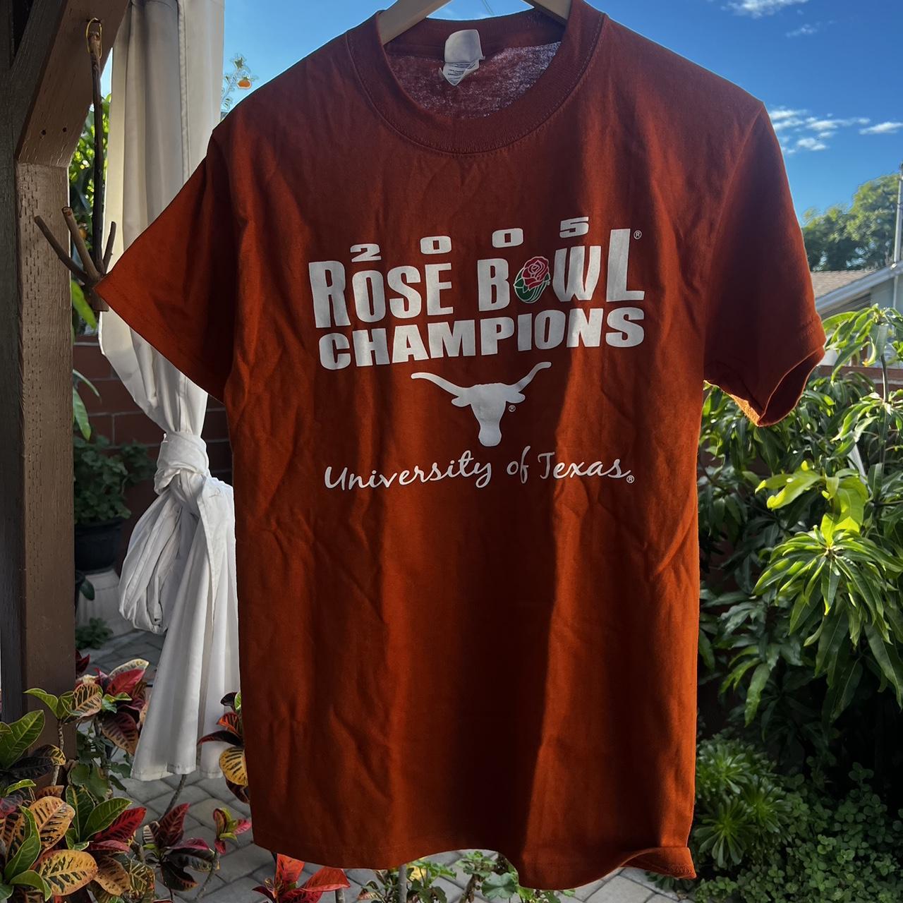 2005 Texas vs USC Rose Bowl shirt final score #texas... - Depop