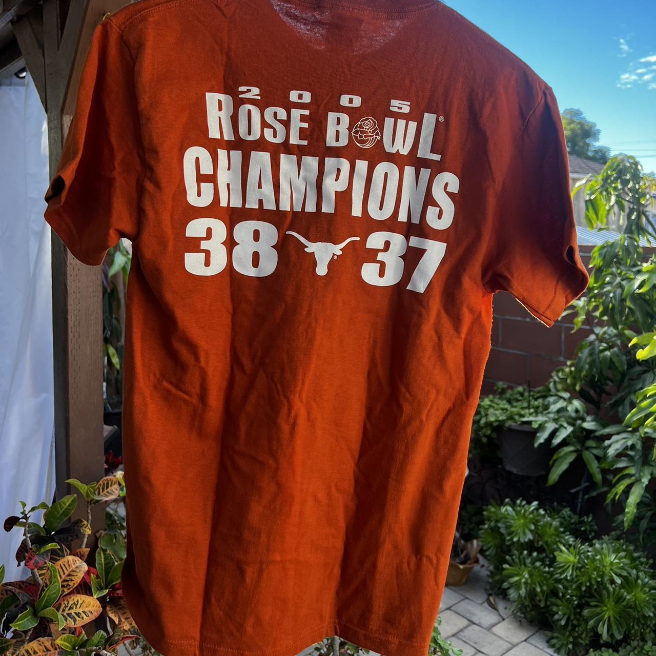 2005 Texas vs USC Rose Bowl shirt final score #texas... - Depop