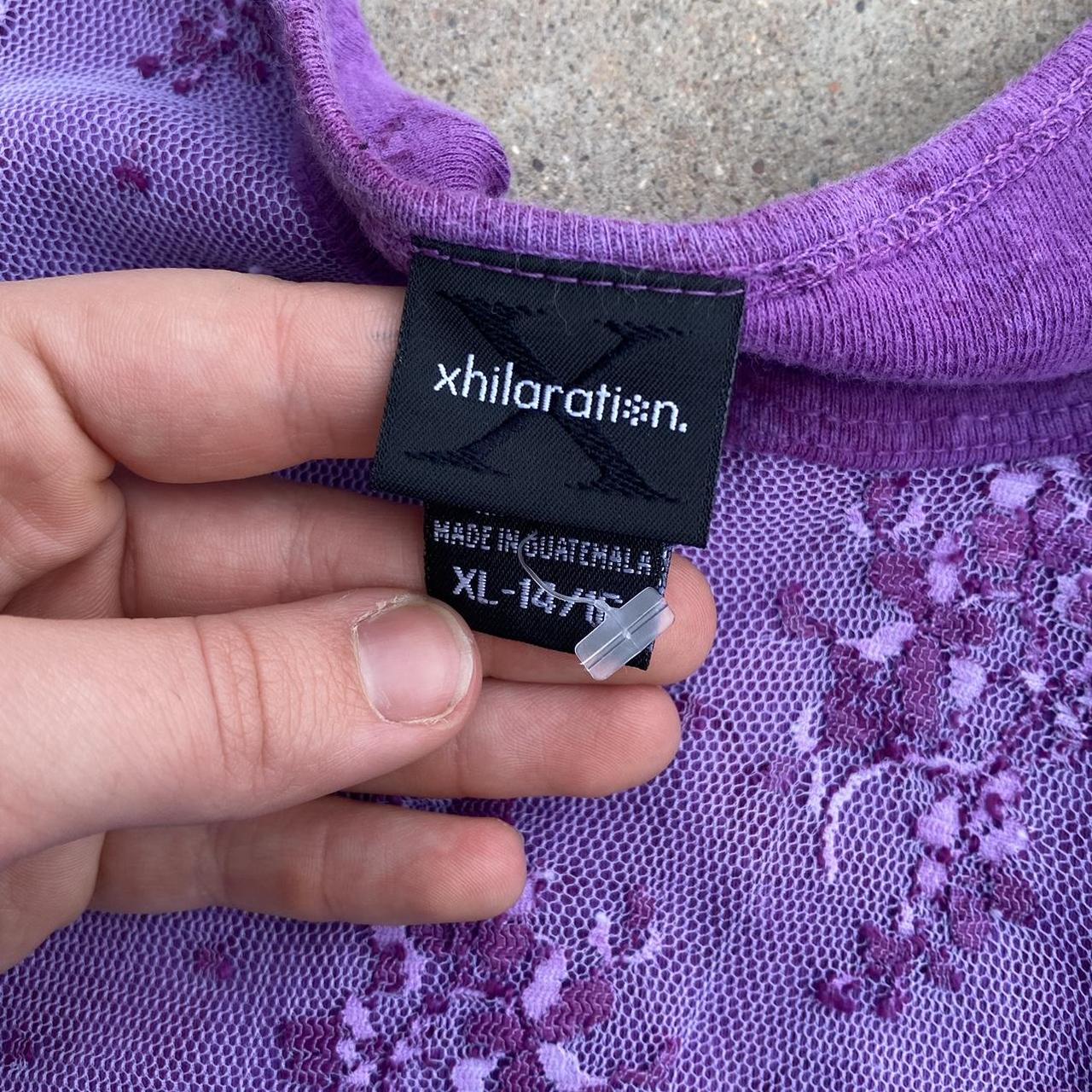 Super cute purple lace tank top! Fits like an adult... - Depop