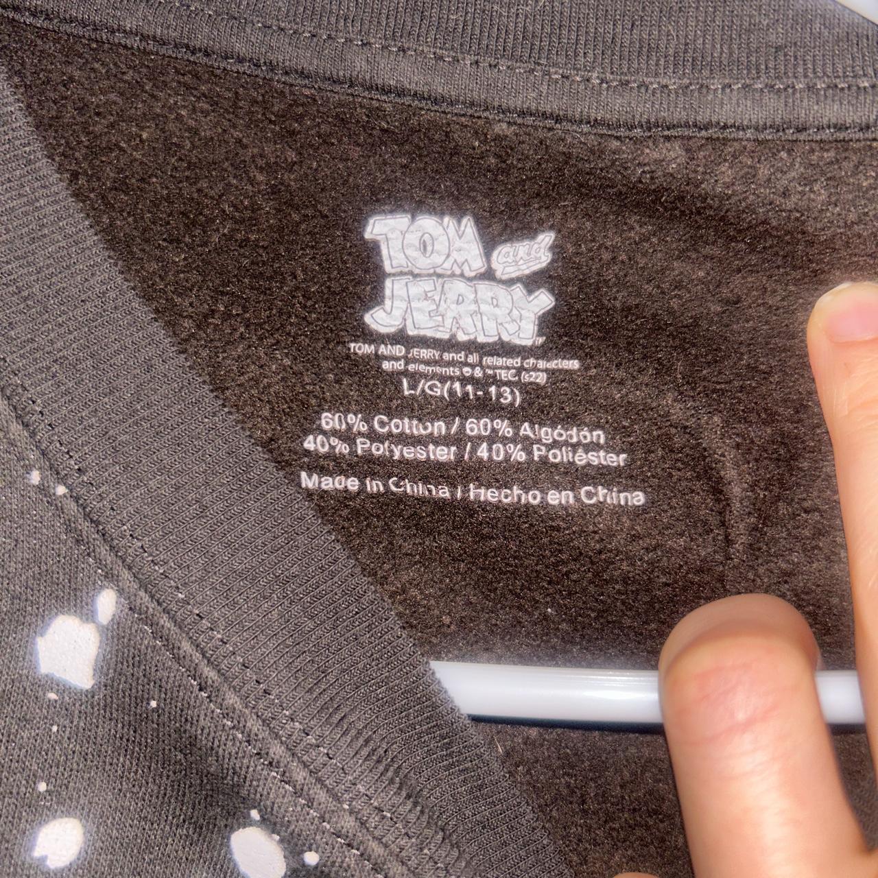 Tom and Jerry crew neck L (11-13) YOUTH Adult woman... - Depop