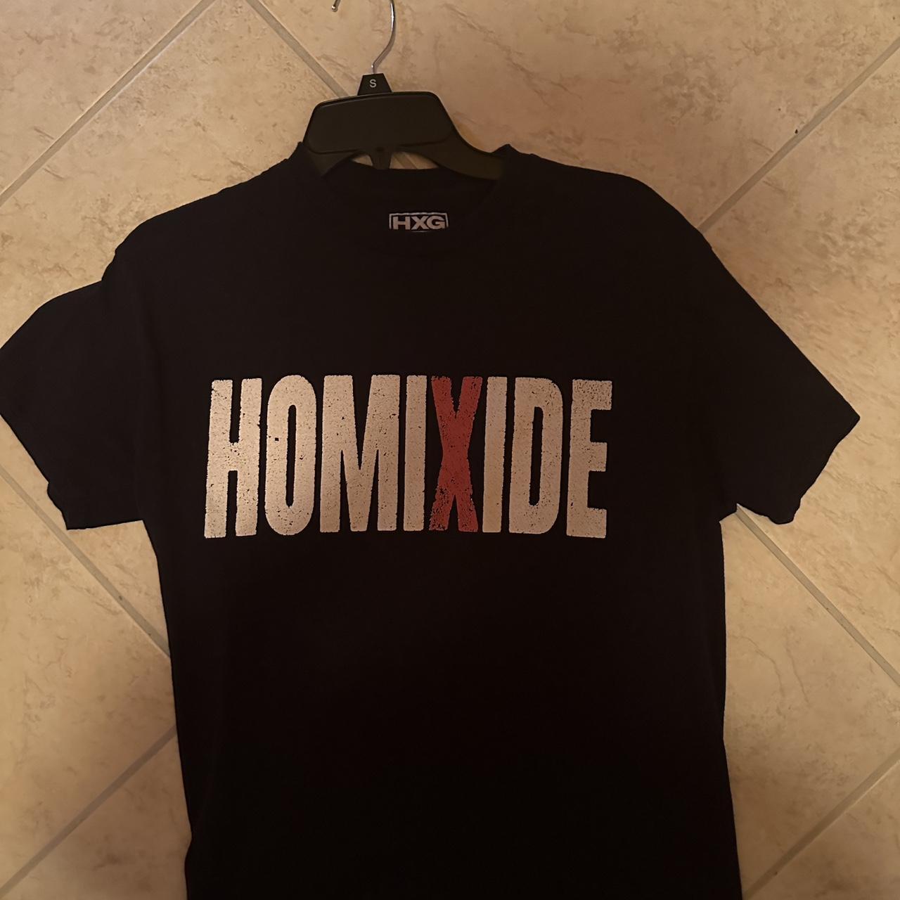 HOMIXIDE GANG TEE a luh cracked #opium #hxg - Depop