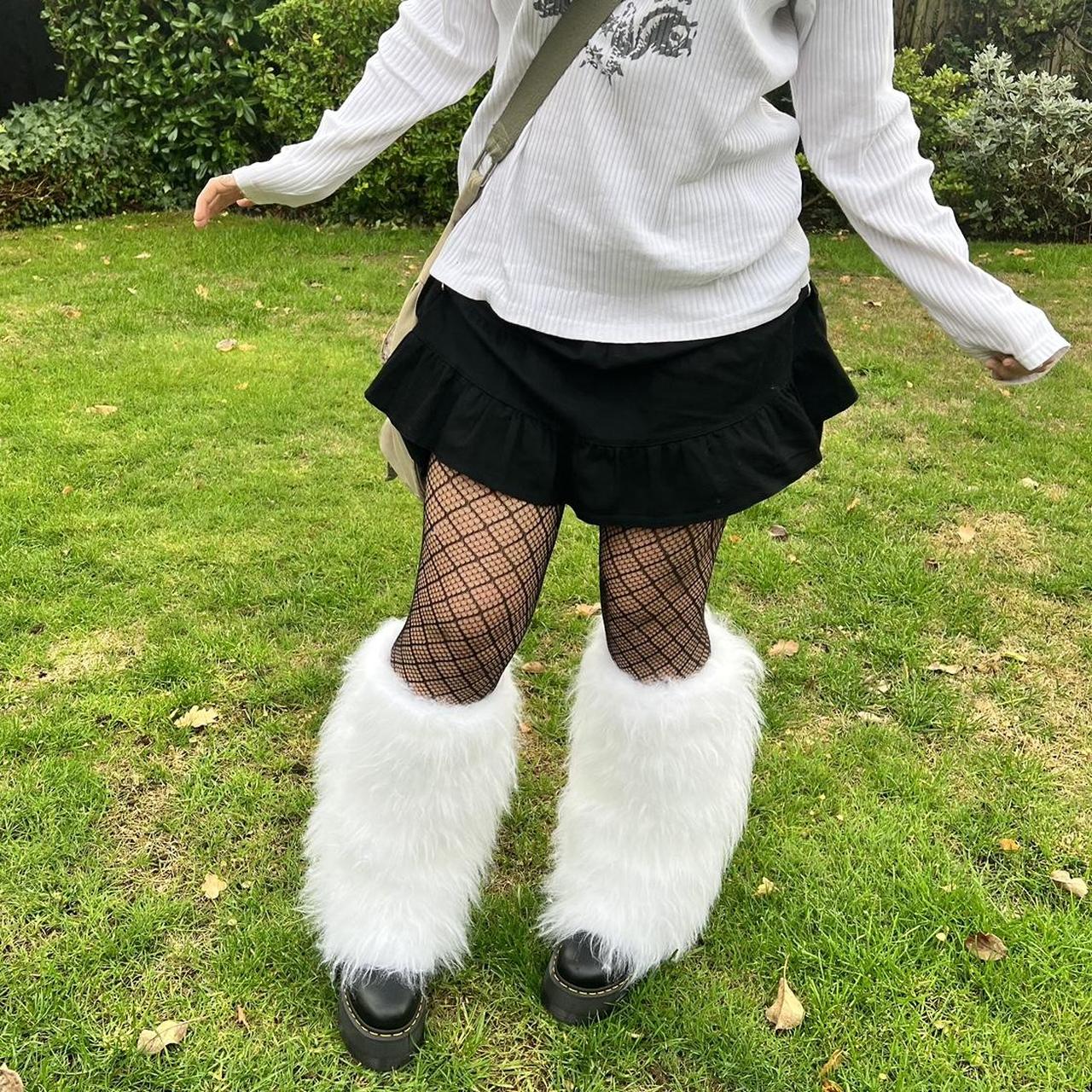 One pair only!!!!!! Handmade SUPER furry leg... - Depop