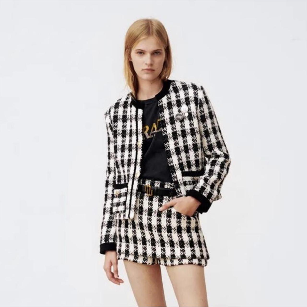 Maje tweed jacket / looks like Chanel, it’s heavy... - Depop