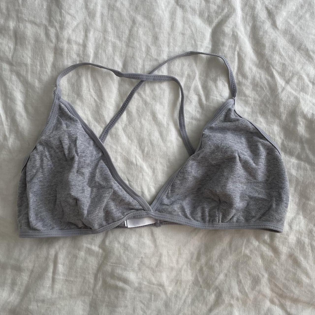 American apparel bra in gray *Please use Depop... - Depop