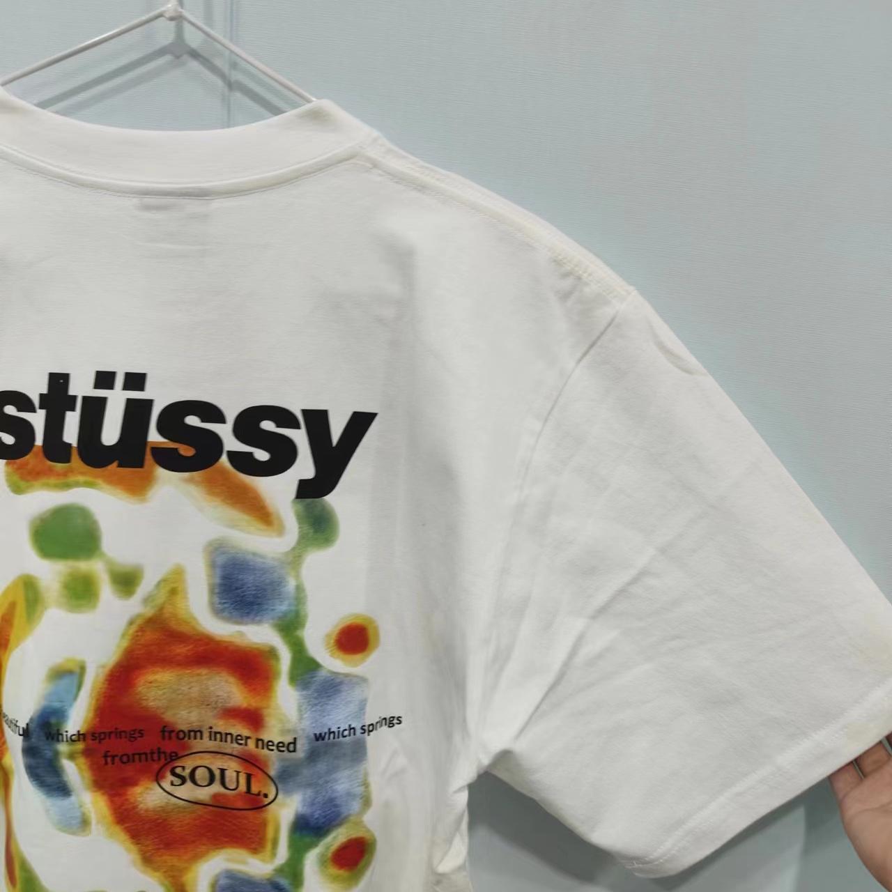 Stussy Print T-shirt Brand new for sale! Never... - Depop