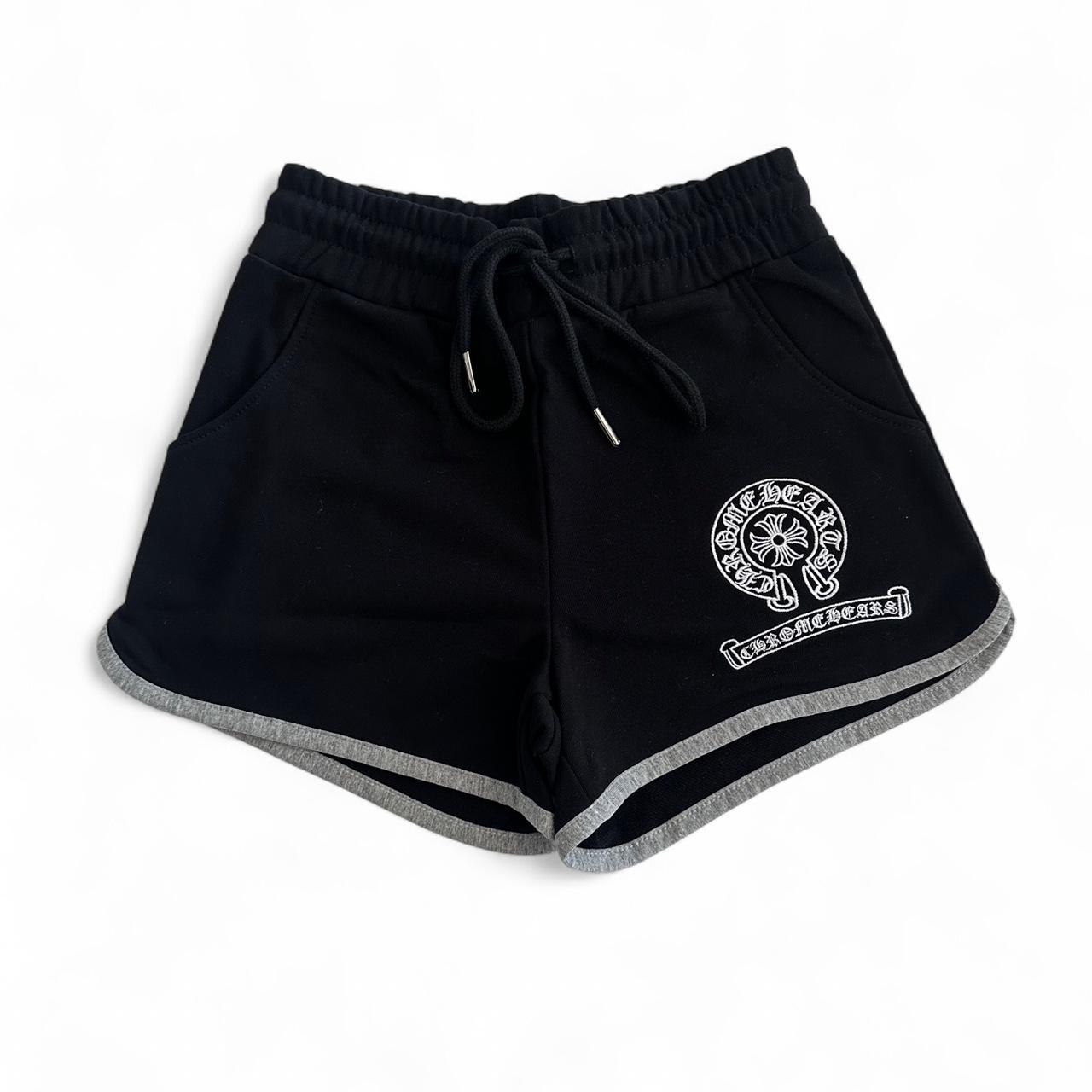 Chrome Hearts Style Shorts - super cute shorts -... | Depop