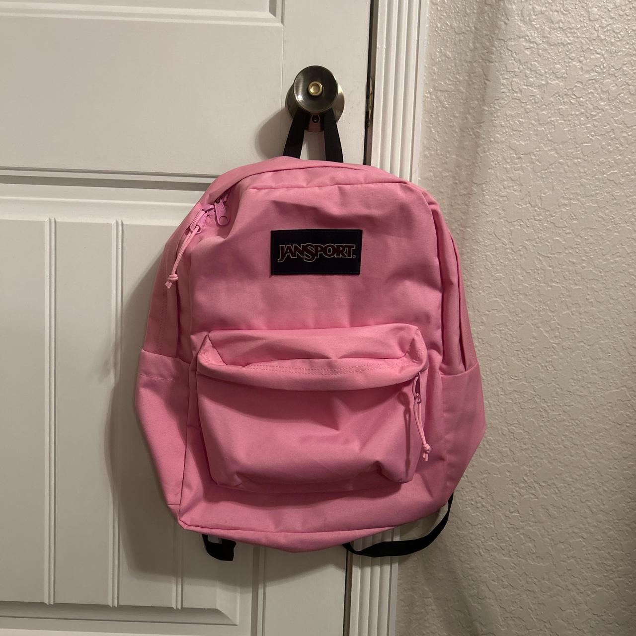 pink jansport backpack 😻😻 no flaws brand newwww - Depop