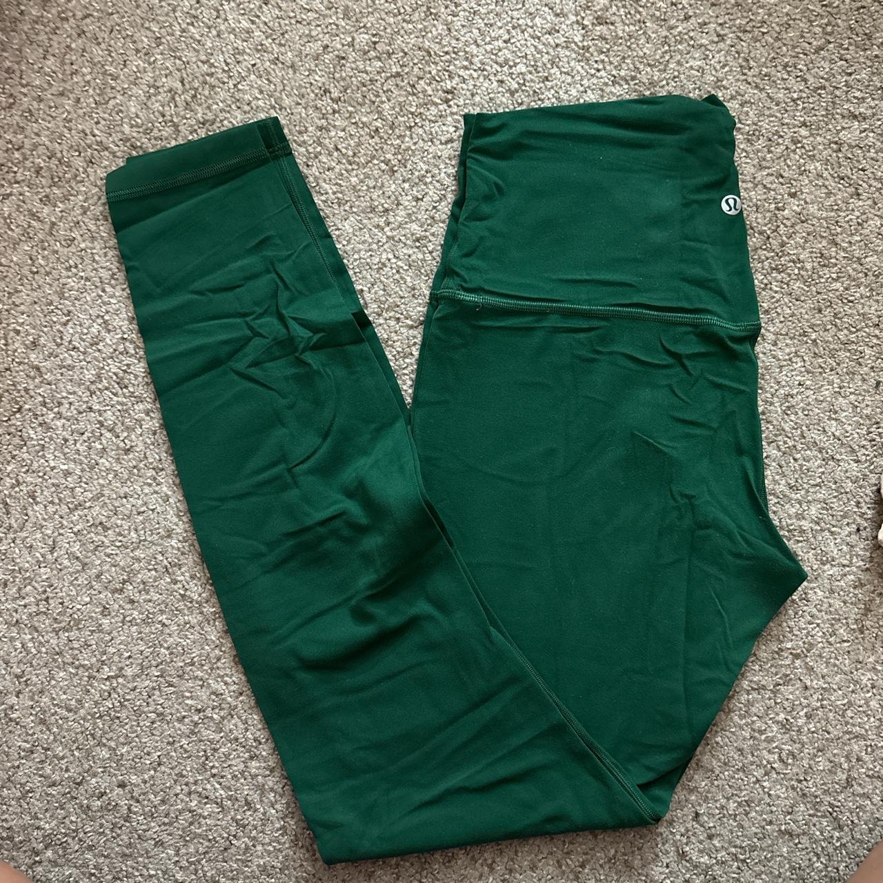 never worn green lululemon align leggings size 8... - Depop
