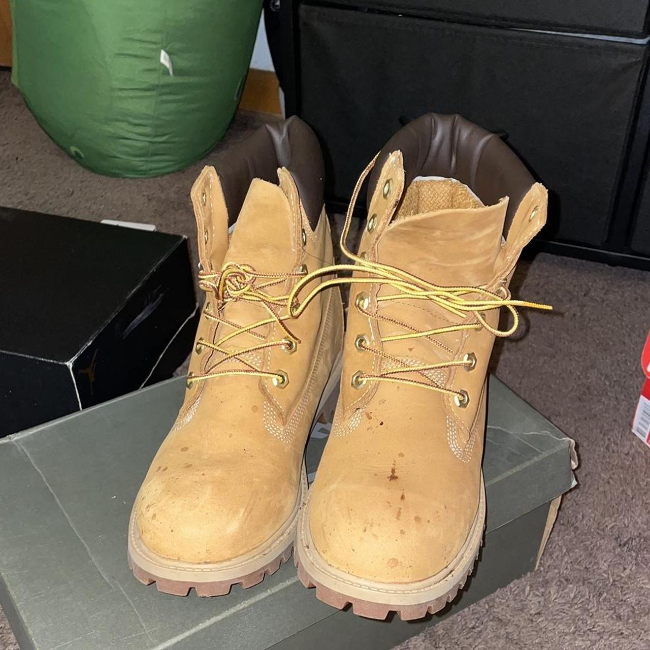 Classic timbs in juniors Size 7 in juniors Have... - Depop
