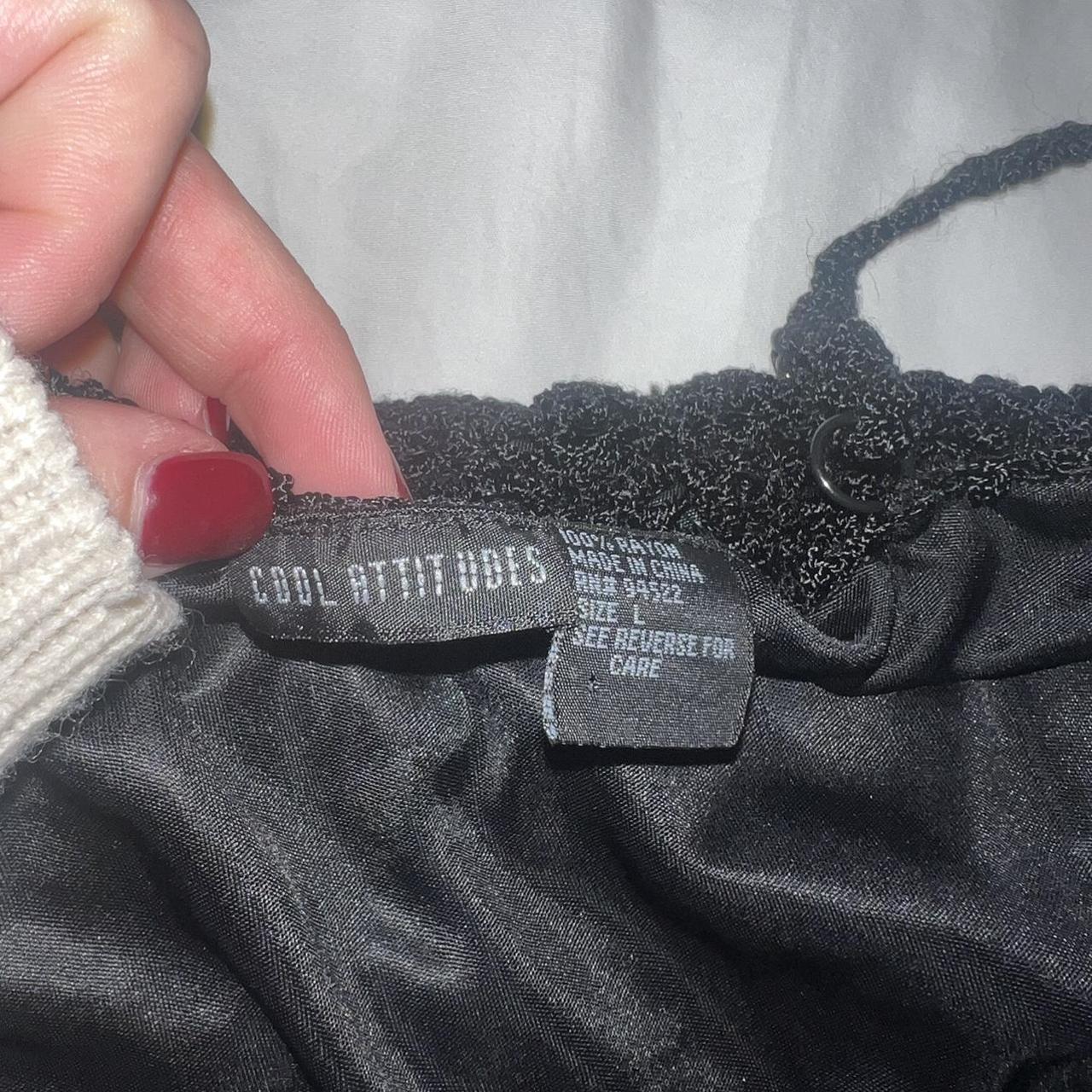 Clubbing x-small black shiny tank top 🖤♥️ Undershirt... - Depop