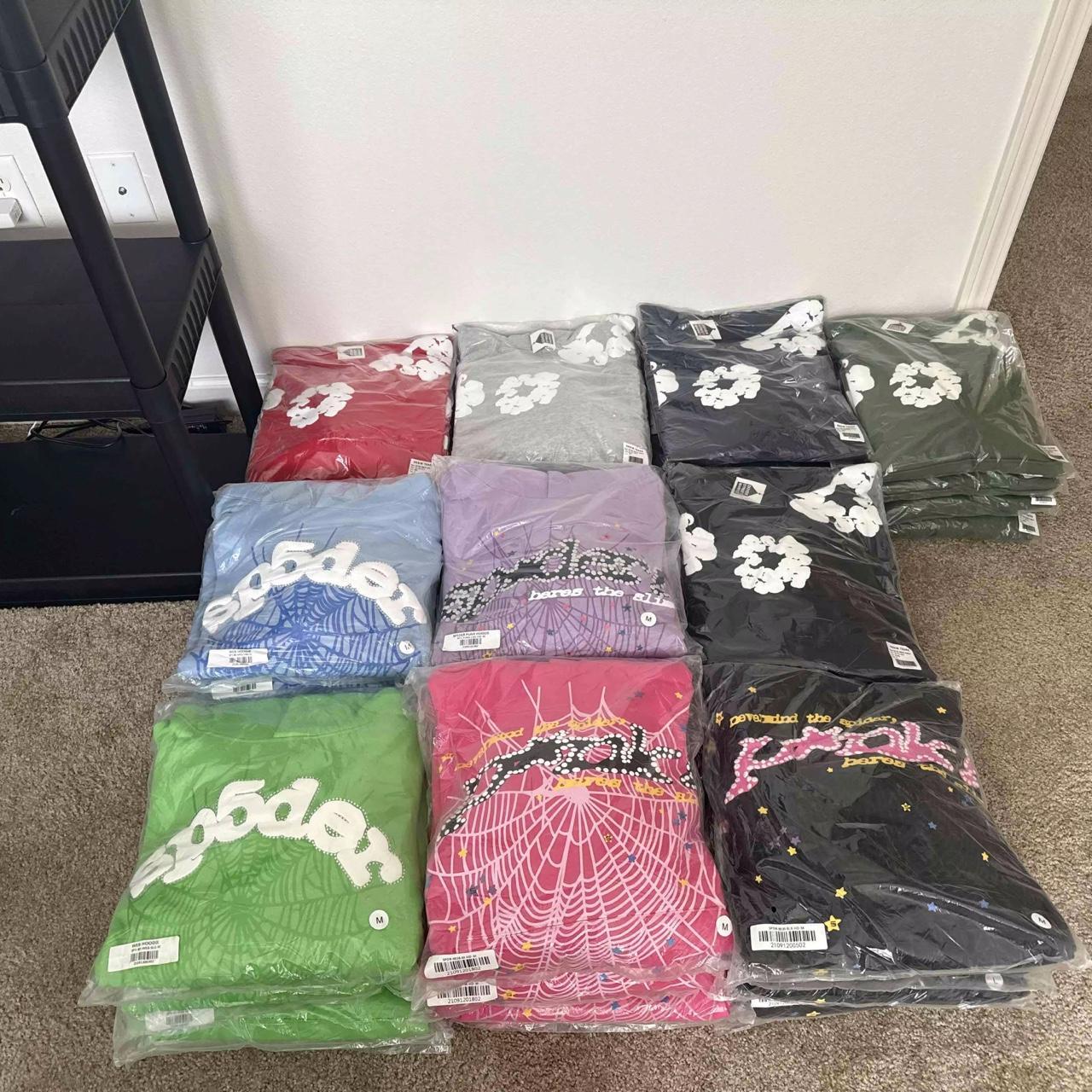 Sp5der n Denim Tear hoodies Fully authentic!! ALL... | Depop