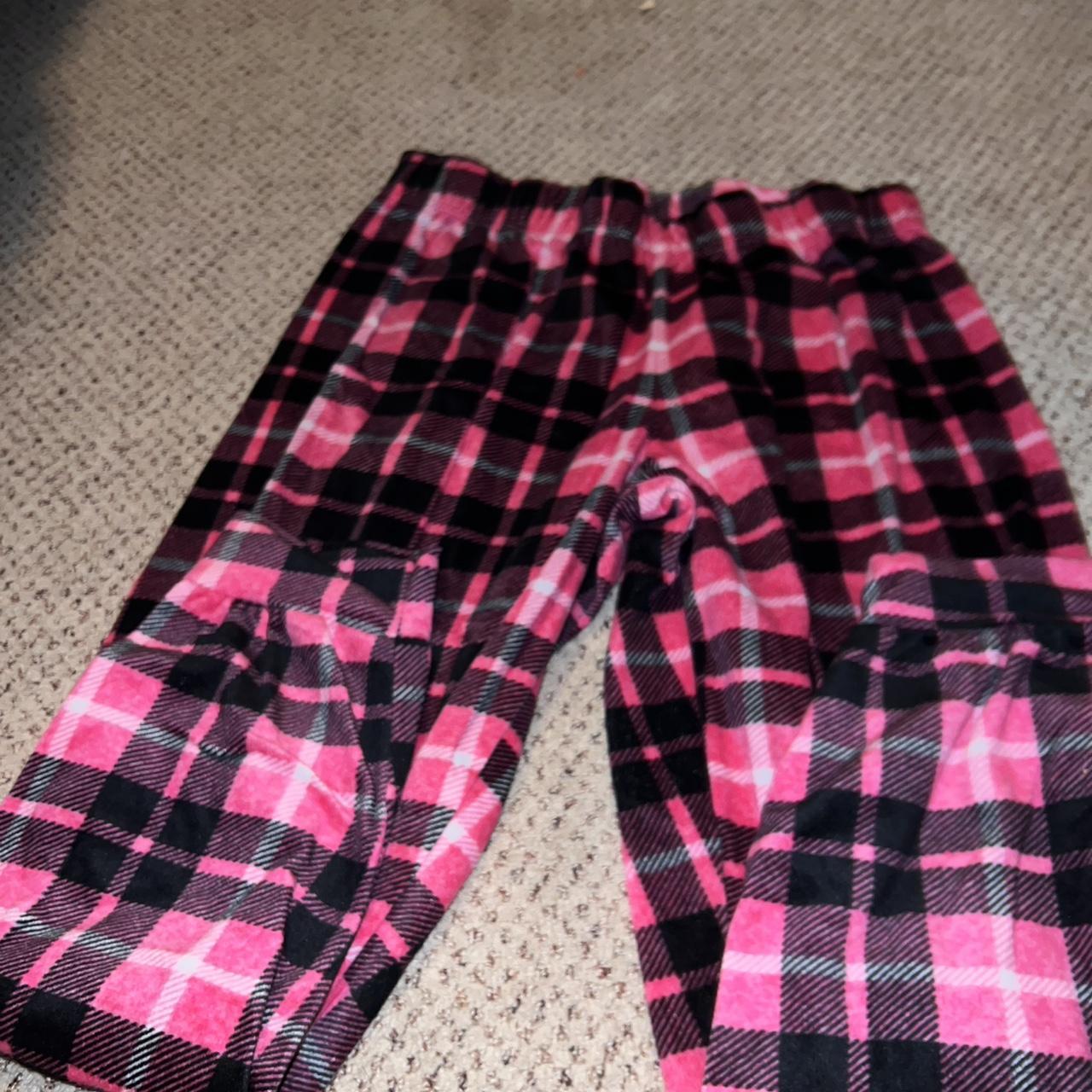 pink pj pants medium no pockets brand new - Depop