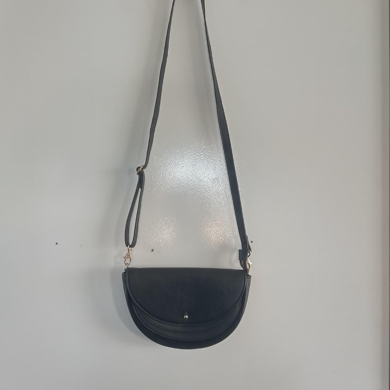 urbancode crescent black crossbody bag 🌙 button... - Depop