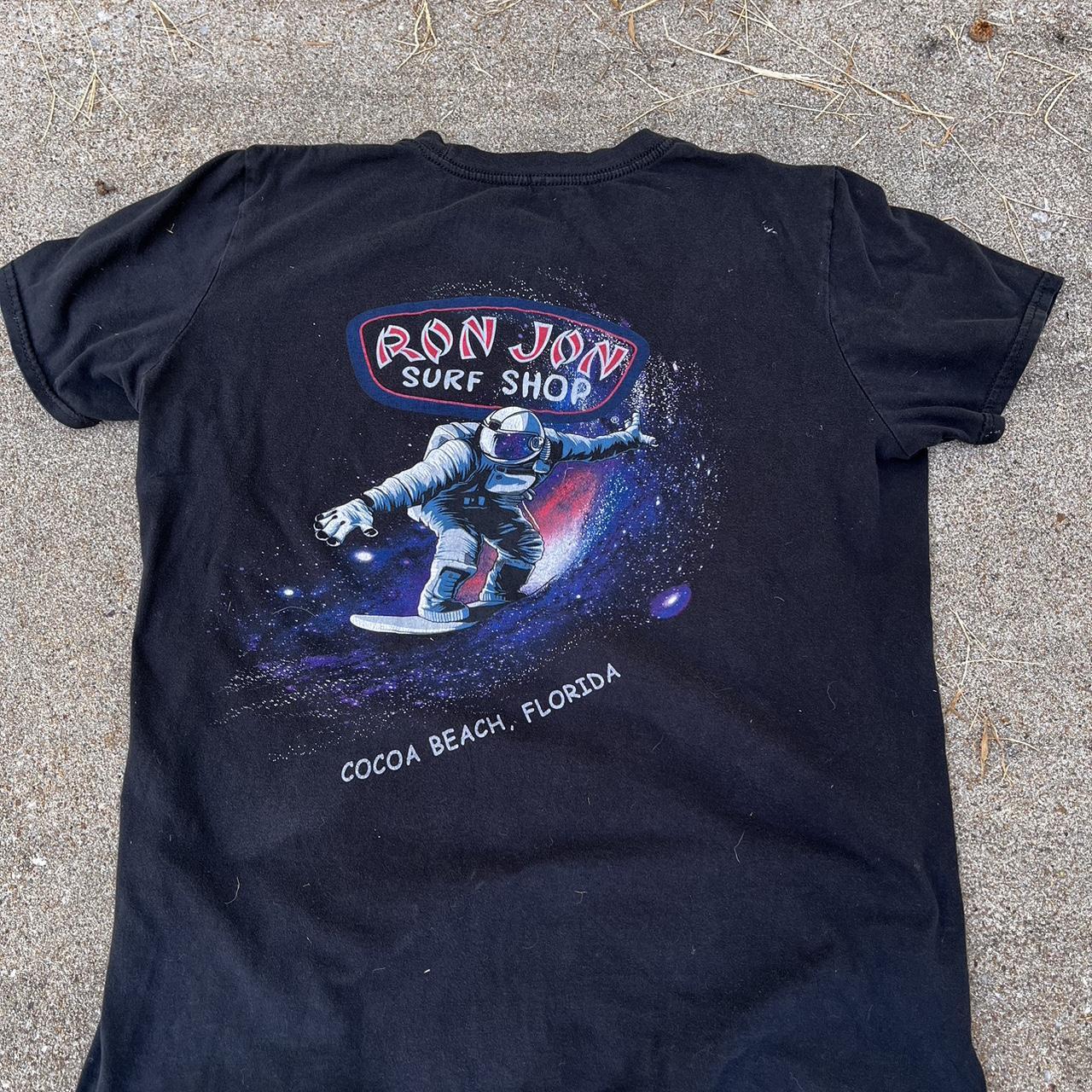 Ron jon t shirt | small stains on sleeve and bottom... | Depop