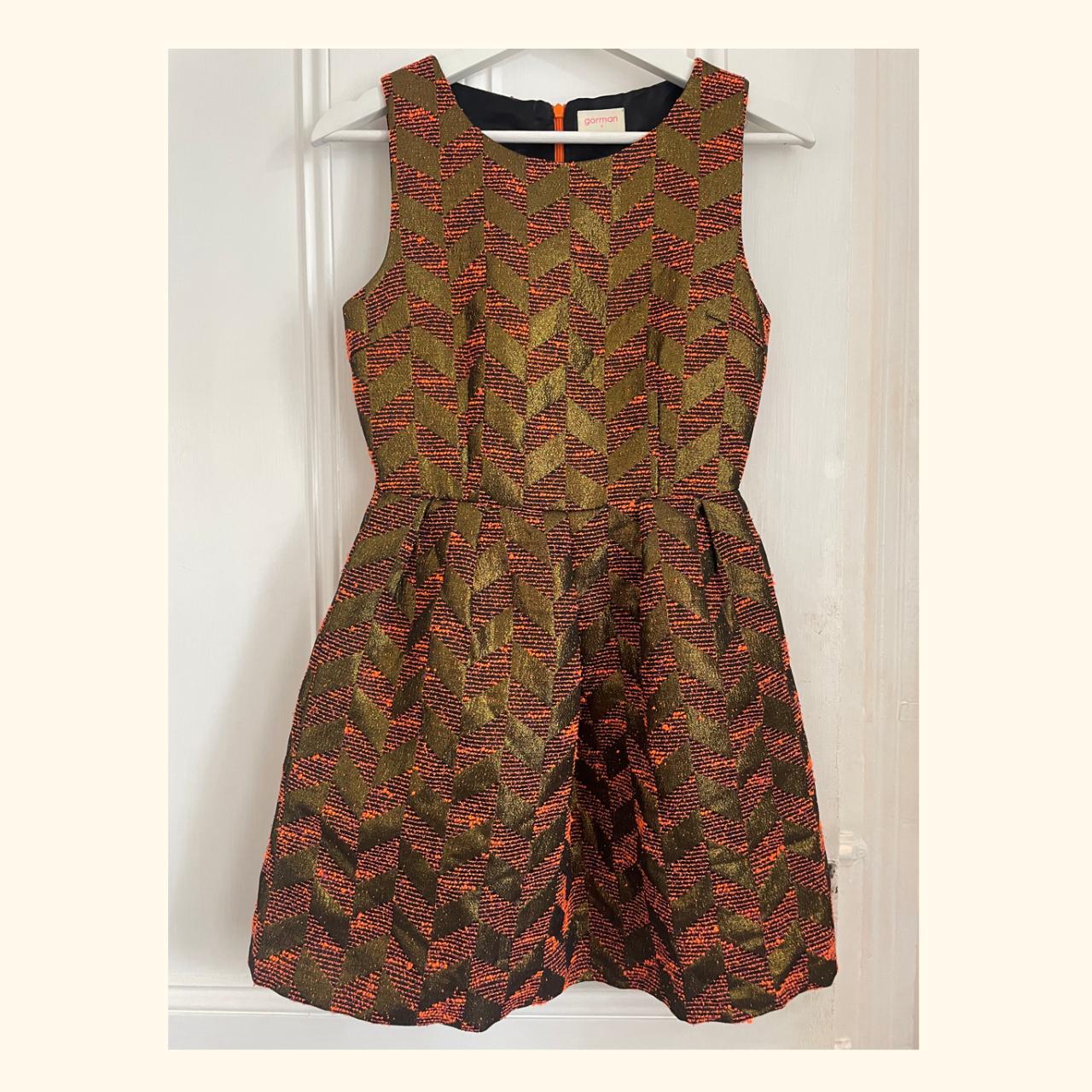 Gorman metallic/multi mini dress (rrp $249 AUD).... - Depop