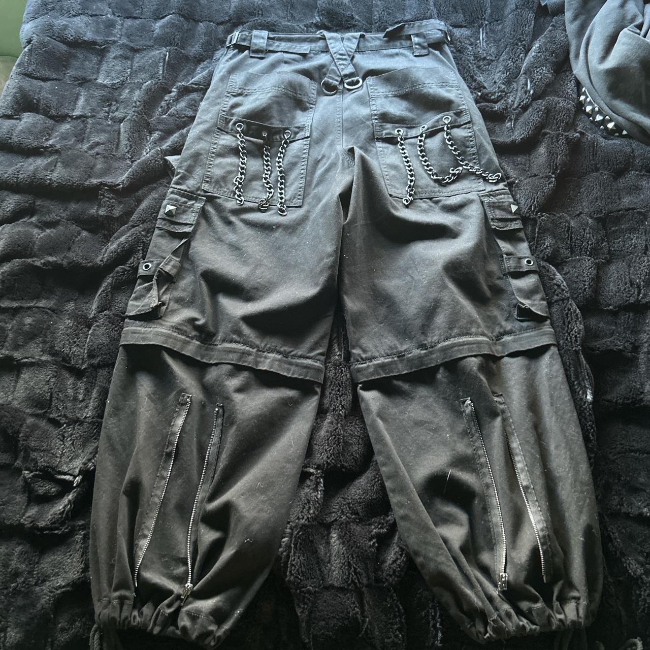 tripp nyc bondage pants with handcuffs and chains... - Depop