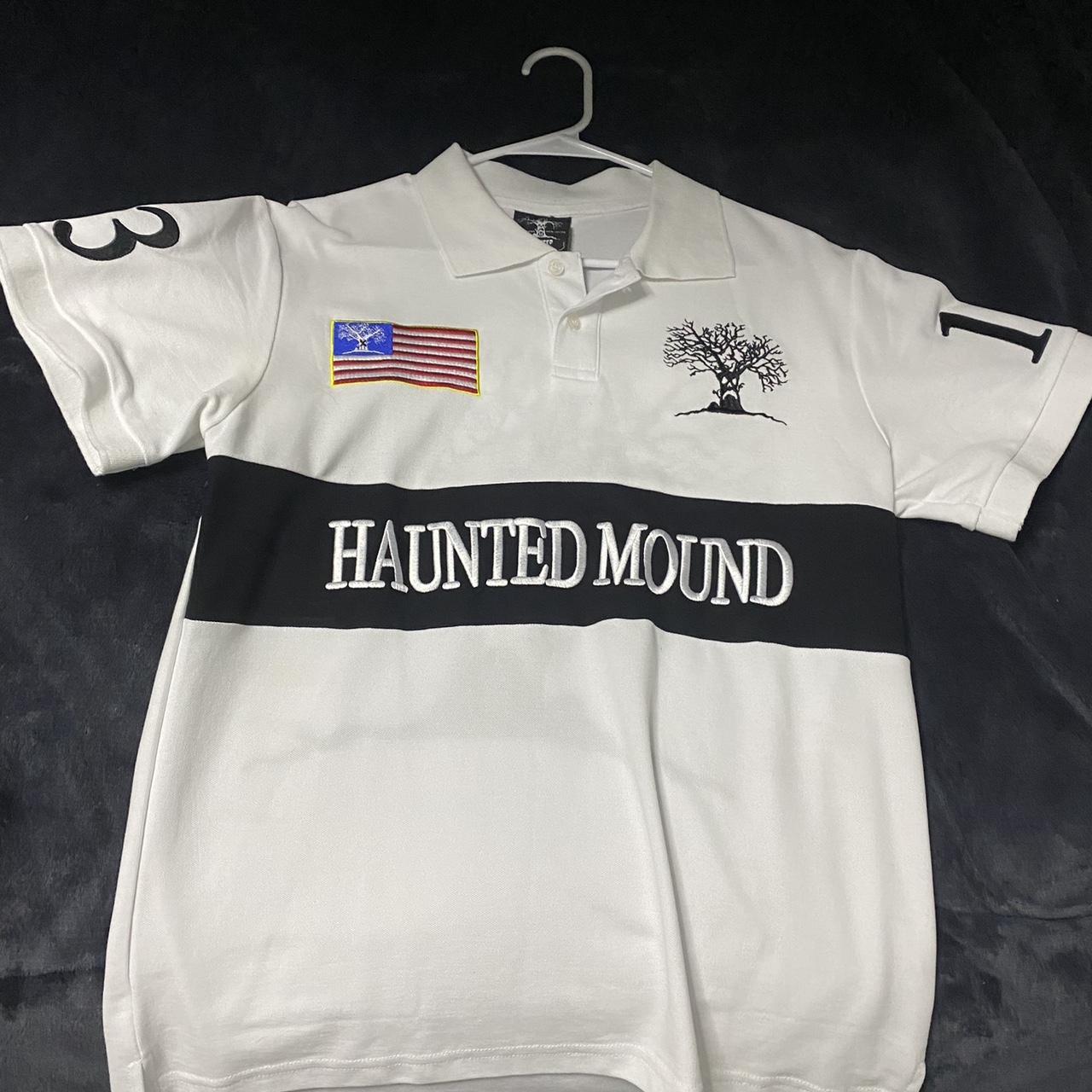 Haunted mound polo from Angels tour, tried on... - Depop