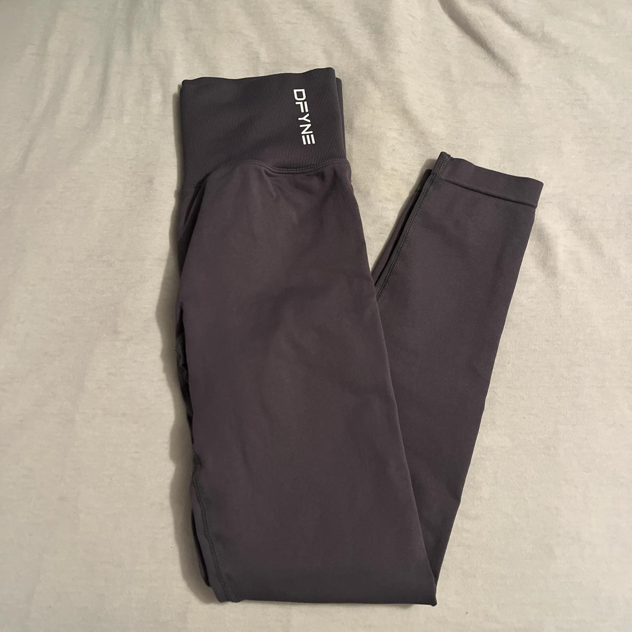 Slate Grey DYFNE impact leggings. Size medium. No... - Depop