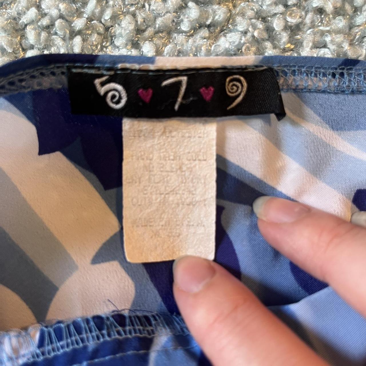 💙 cutest blue y2k coconut girl floral printed body... - Depop